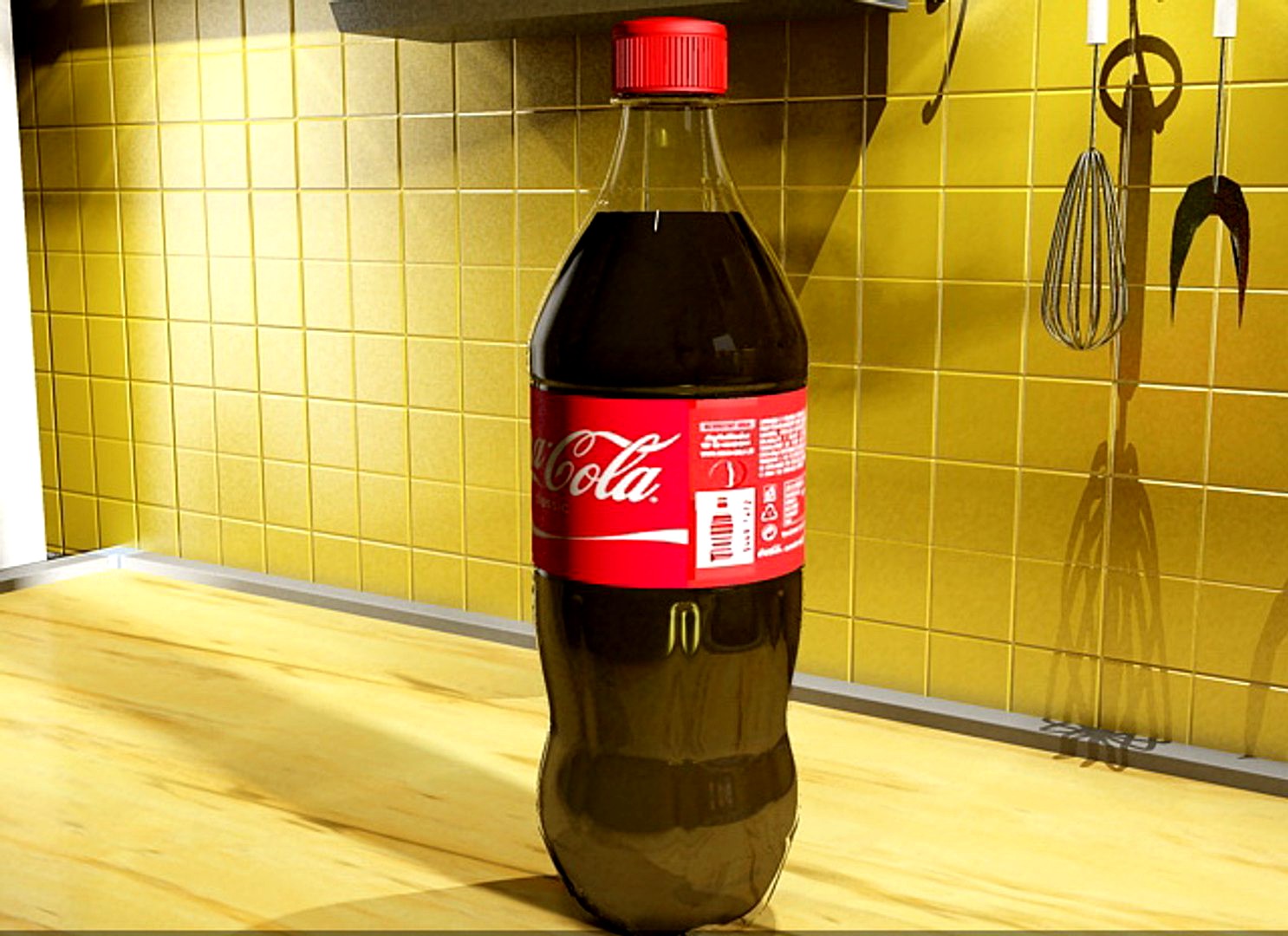Coca cola bottle 3d model