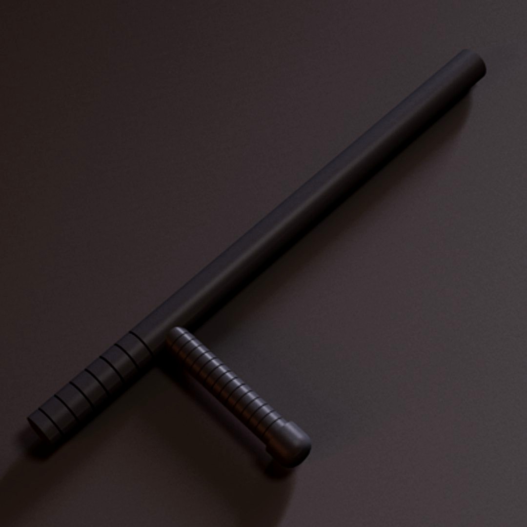 police baton 3d model
