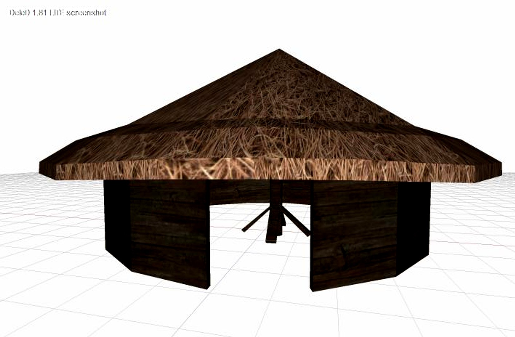 Village Hut 3d model