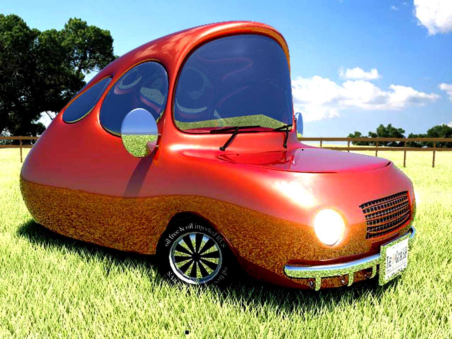 Cartoon Car 3d model