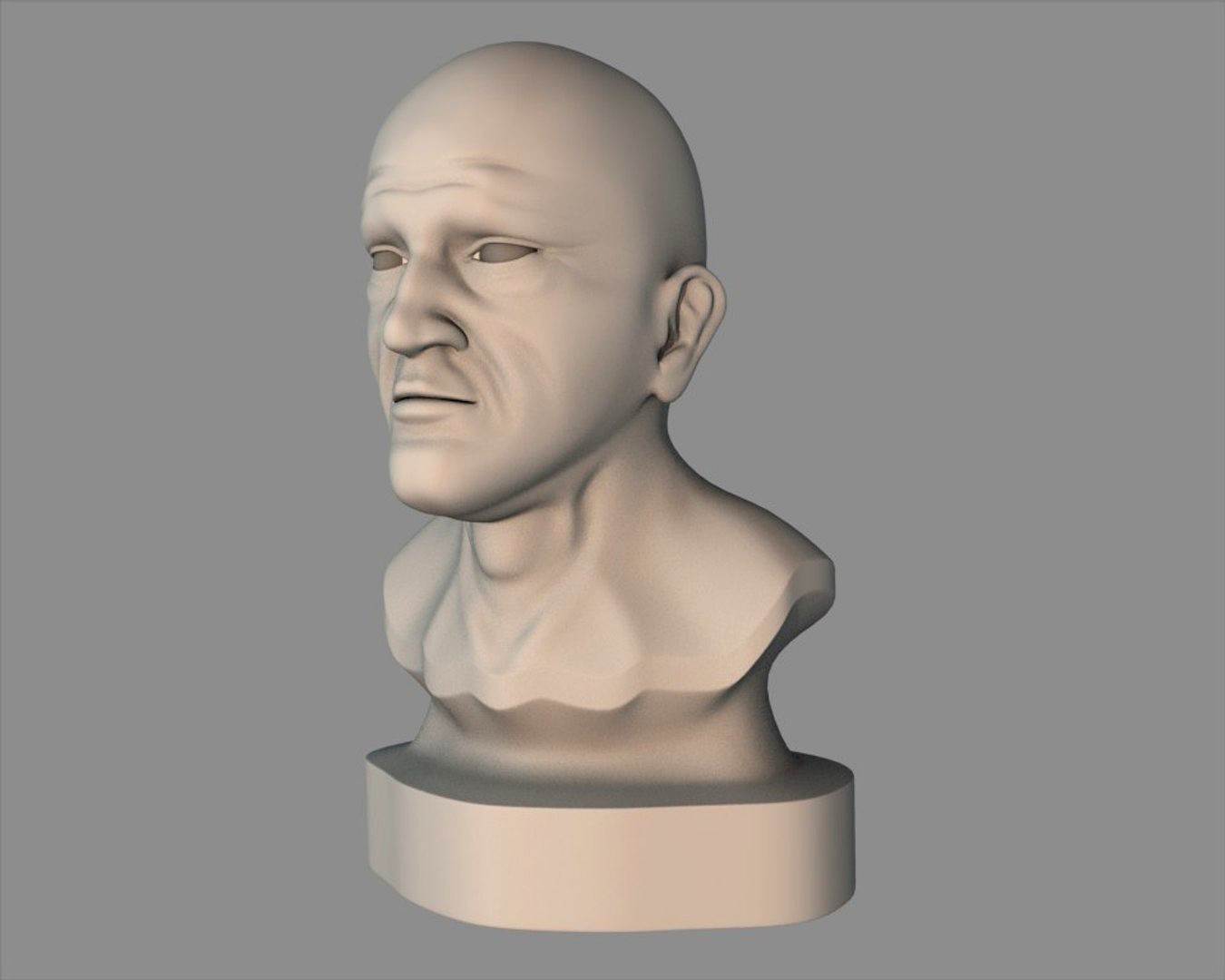 Middle-aged, to older man 3d model