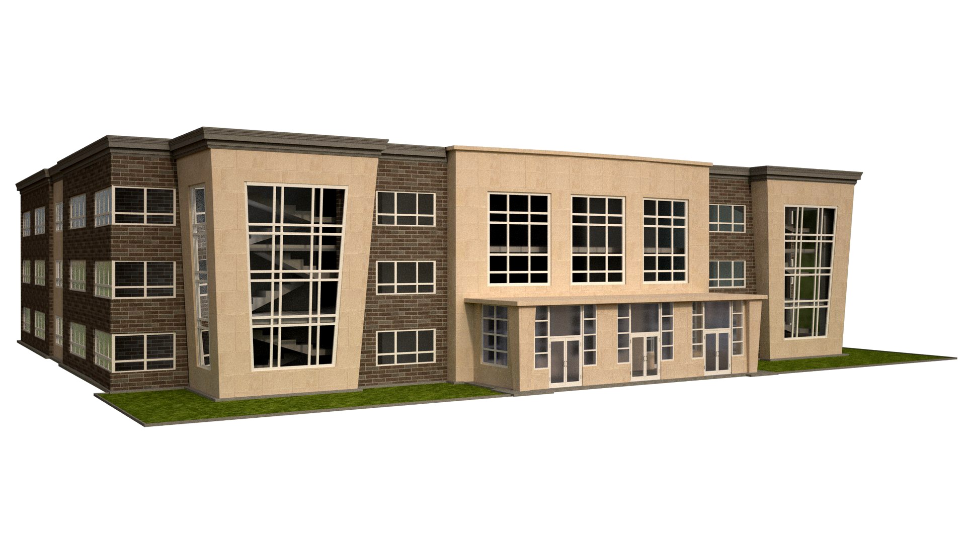 School building 3d model