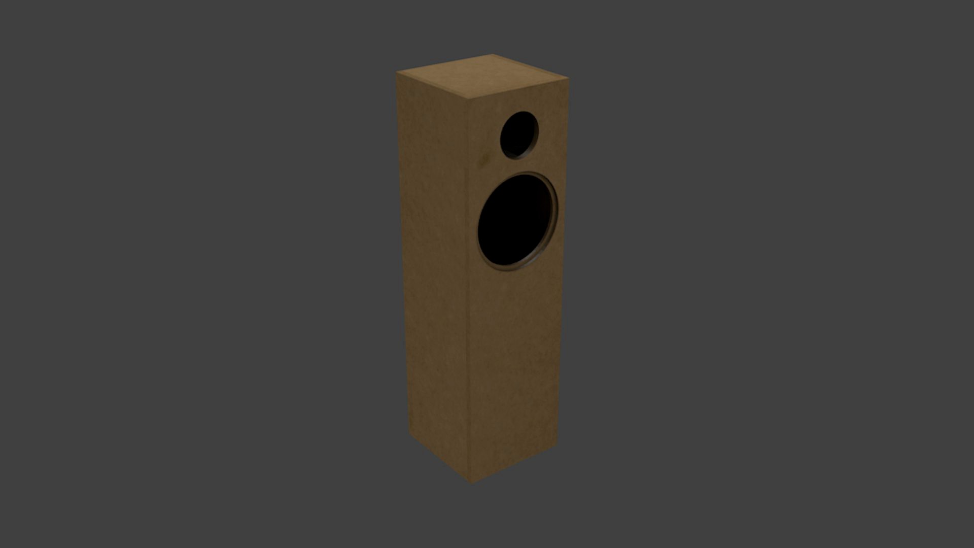 Subwoofer Box 3d model
