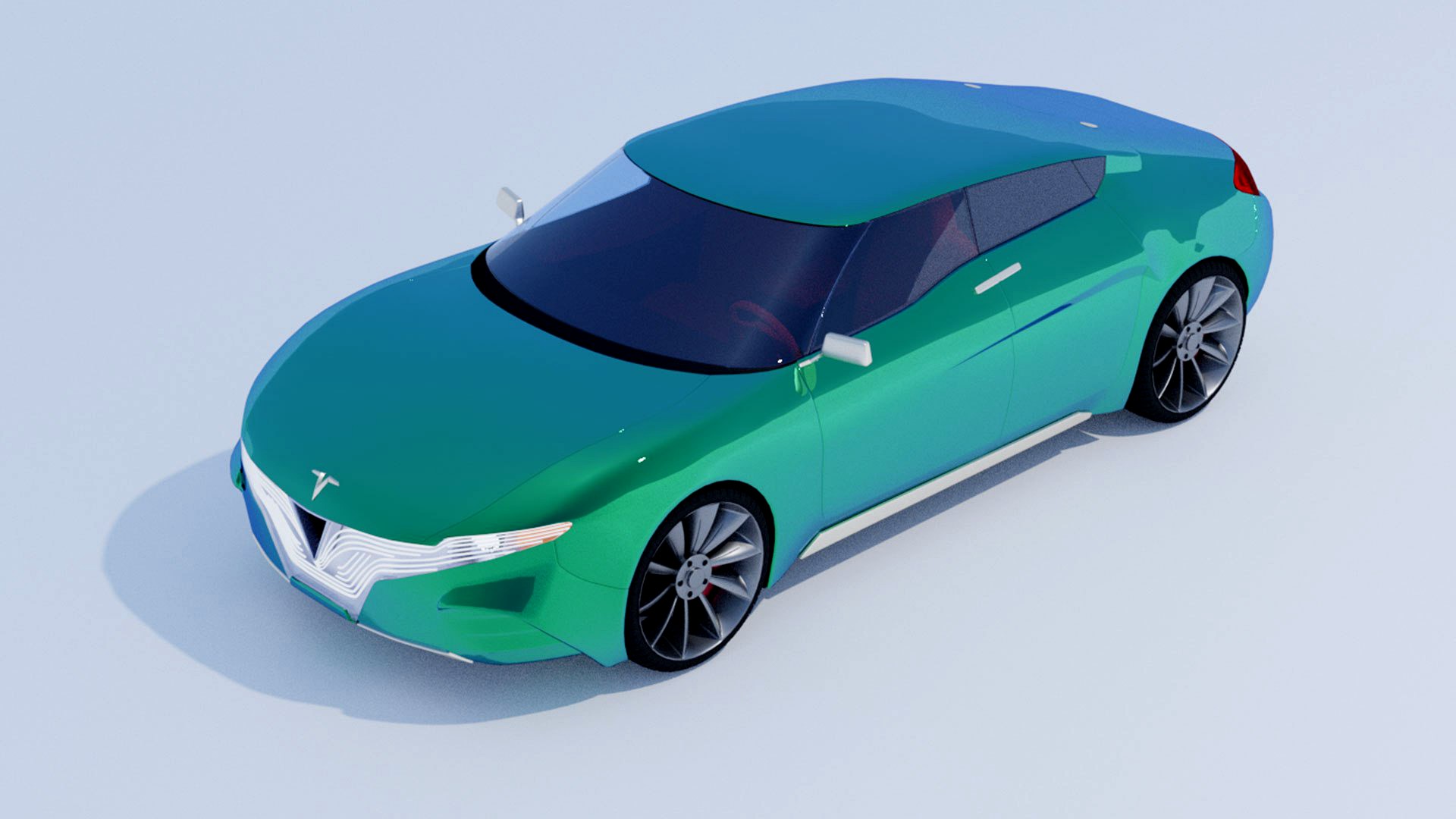 Car Tesla model sd 3d
