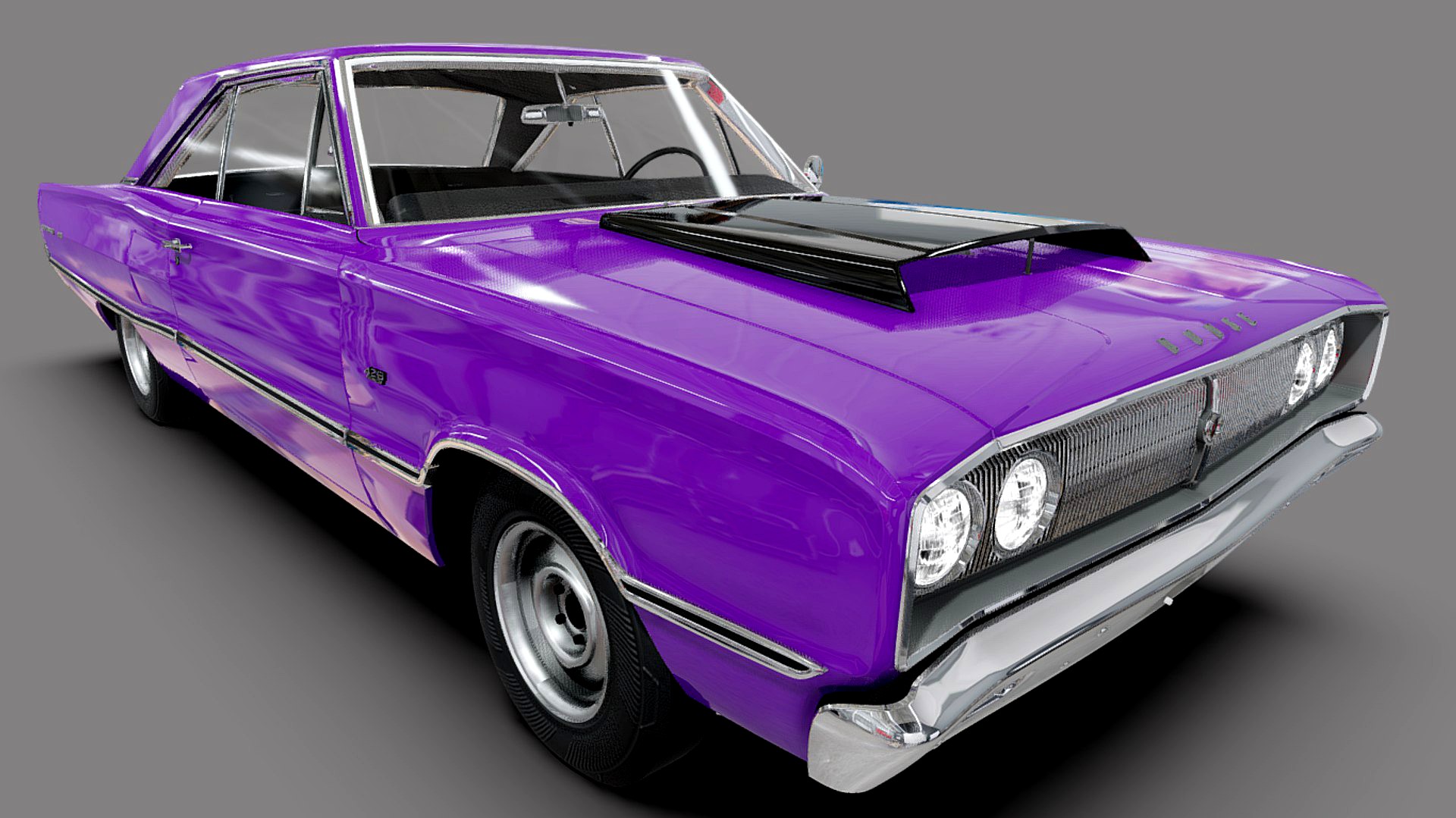 Dodge Coronet W023 1967 3d model
