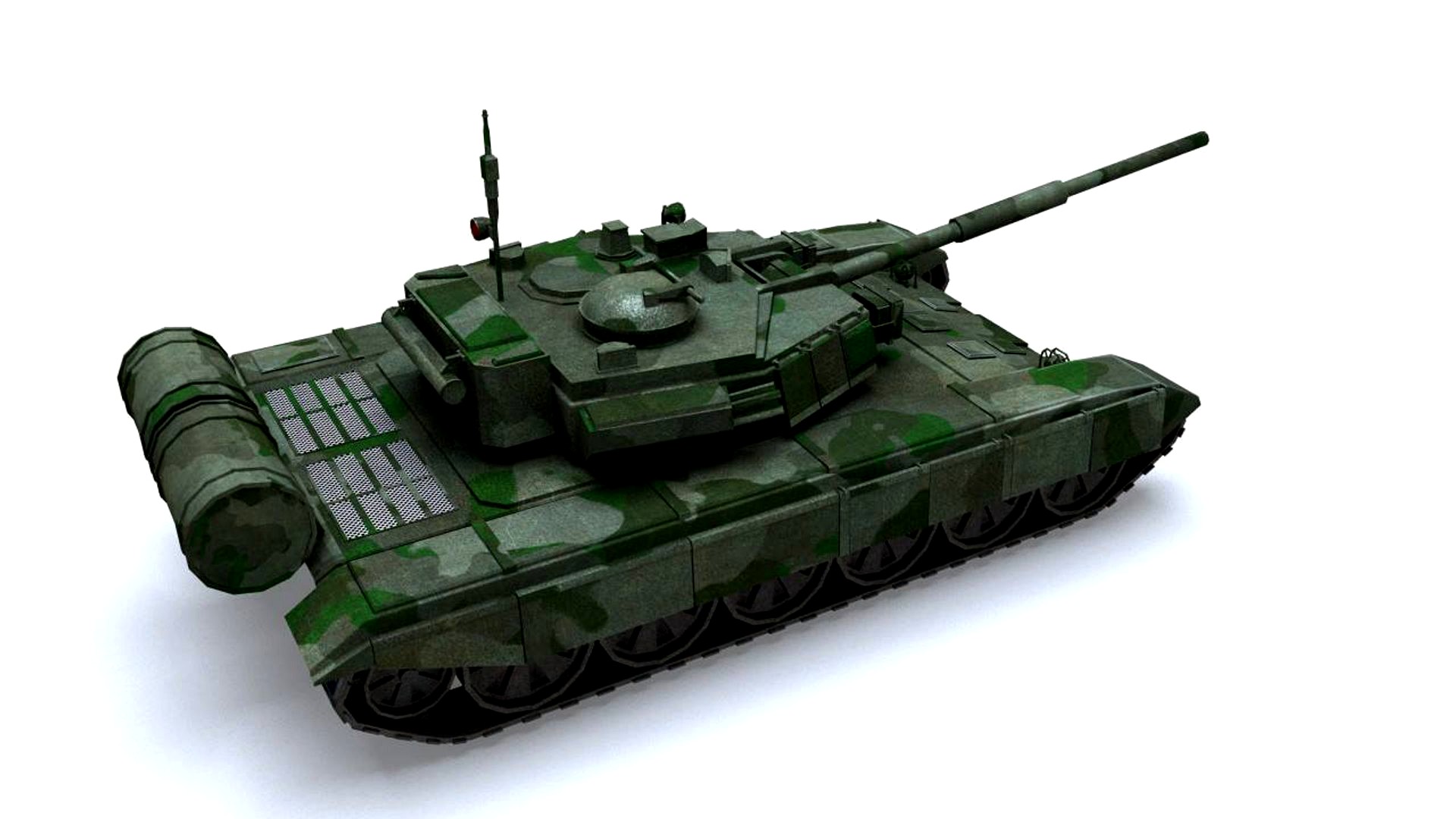 Battle Army T90 Tank 3d model