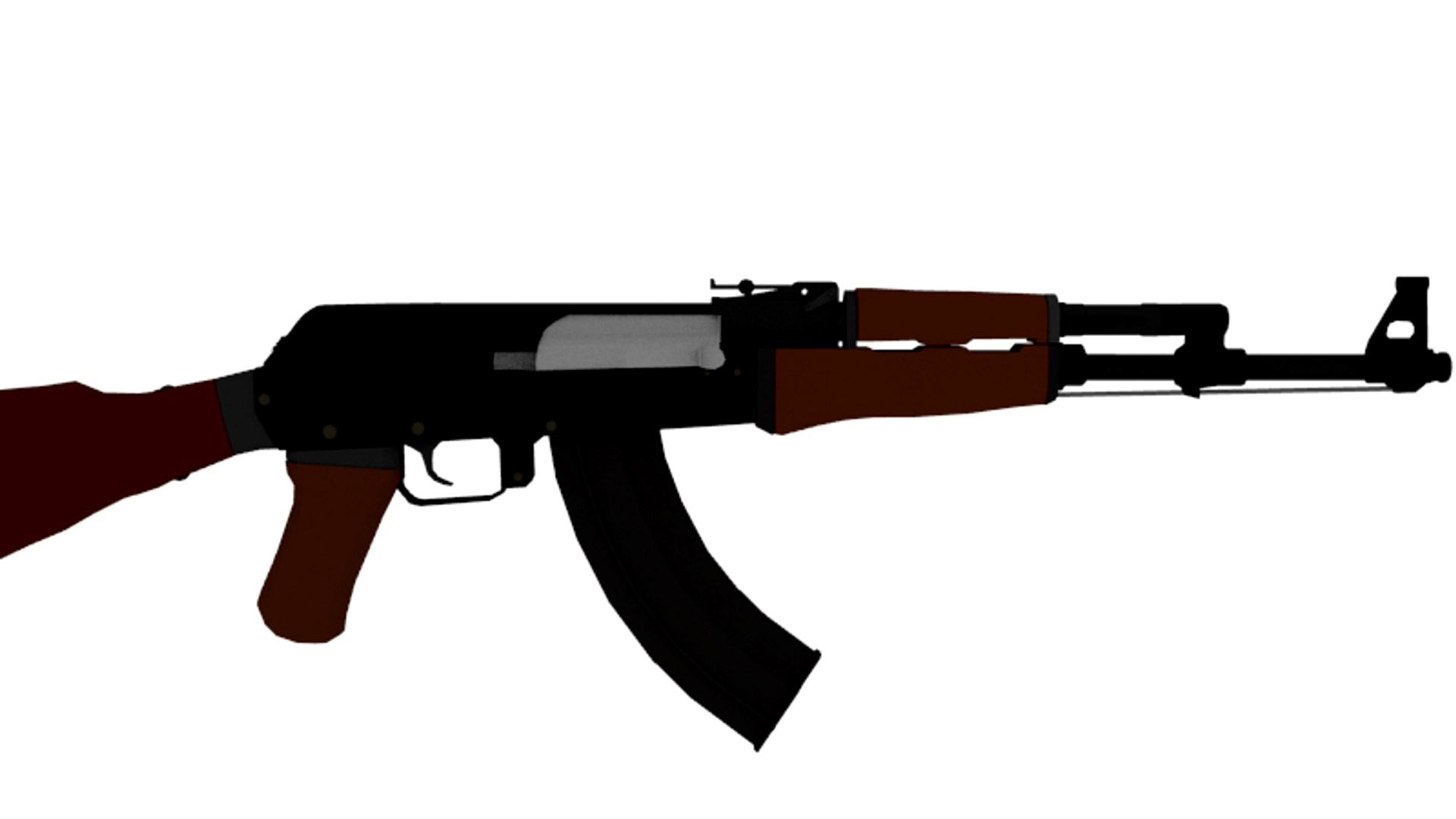 AK - 47 3d model