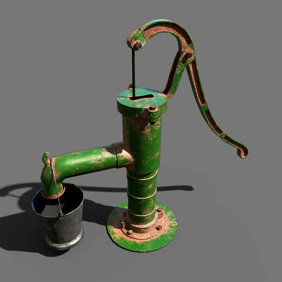 Hand pump 3d model