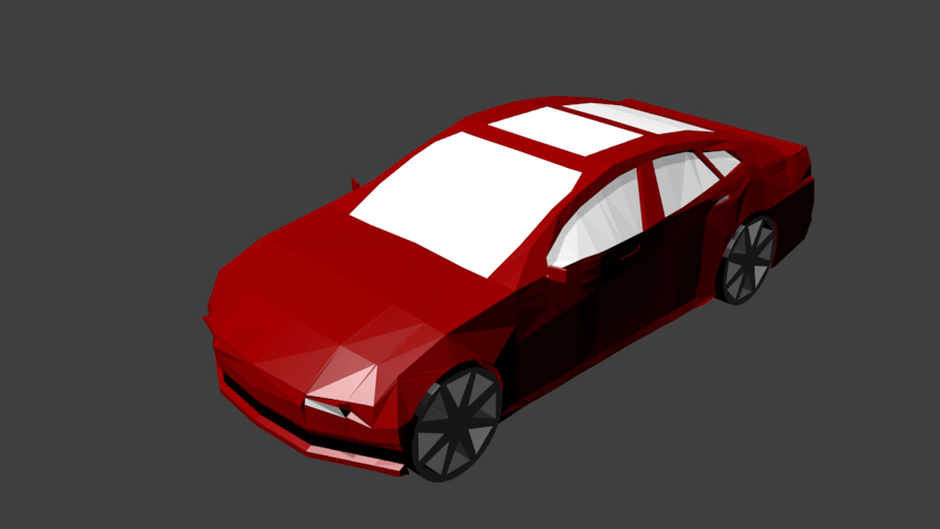 Low Poly Car 3d model
