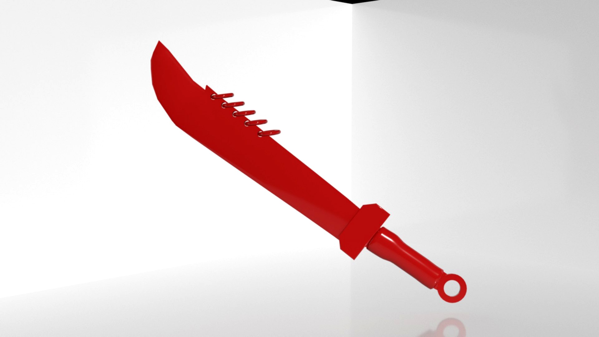 Full Moon Sword Low Poly - Dolunay Kilici 3d model