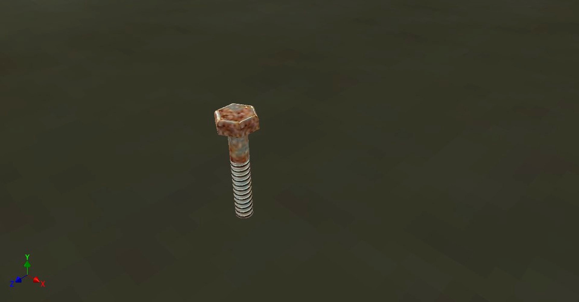Rusty Bolt 3d model