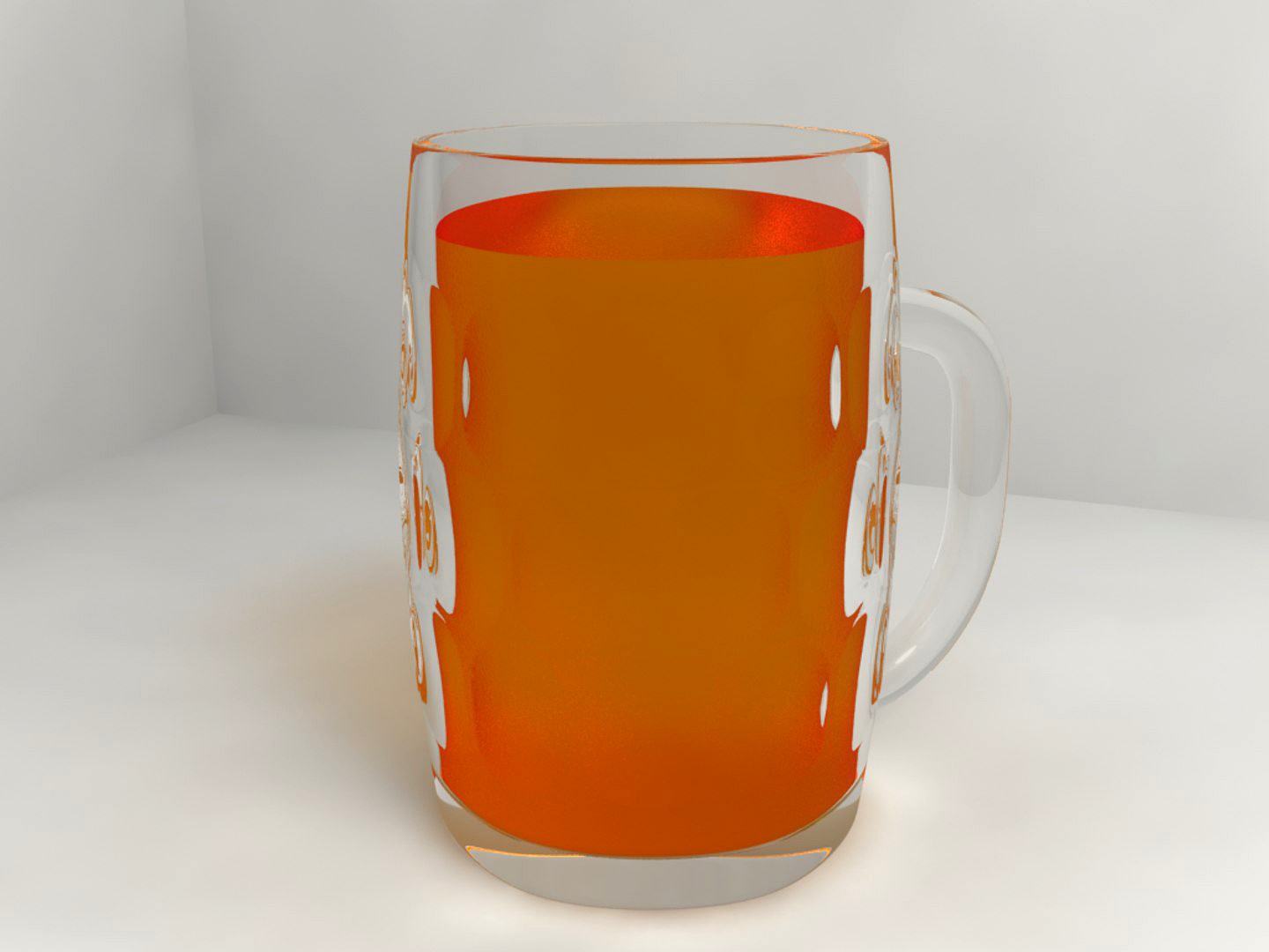 Beer glass 3d model