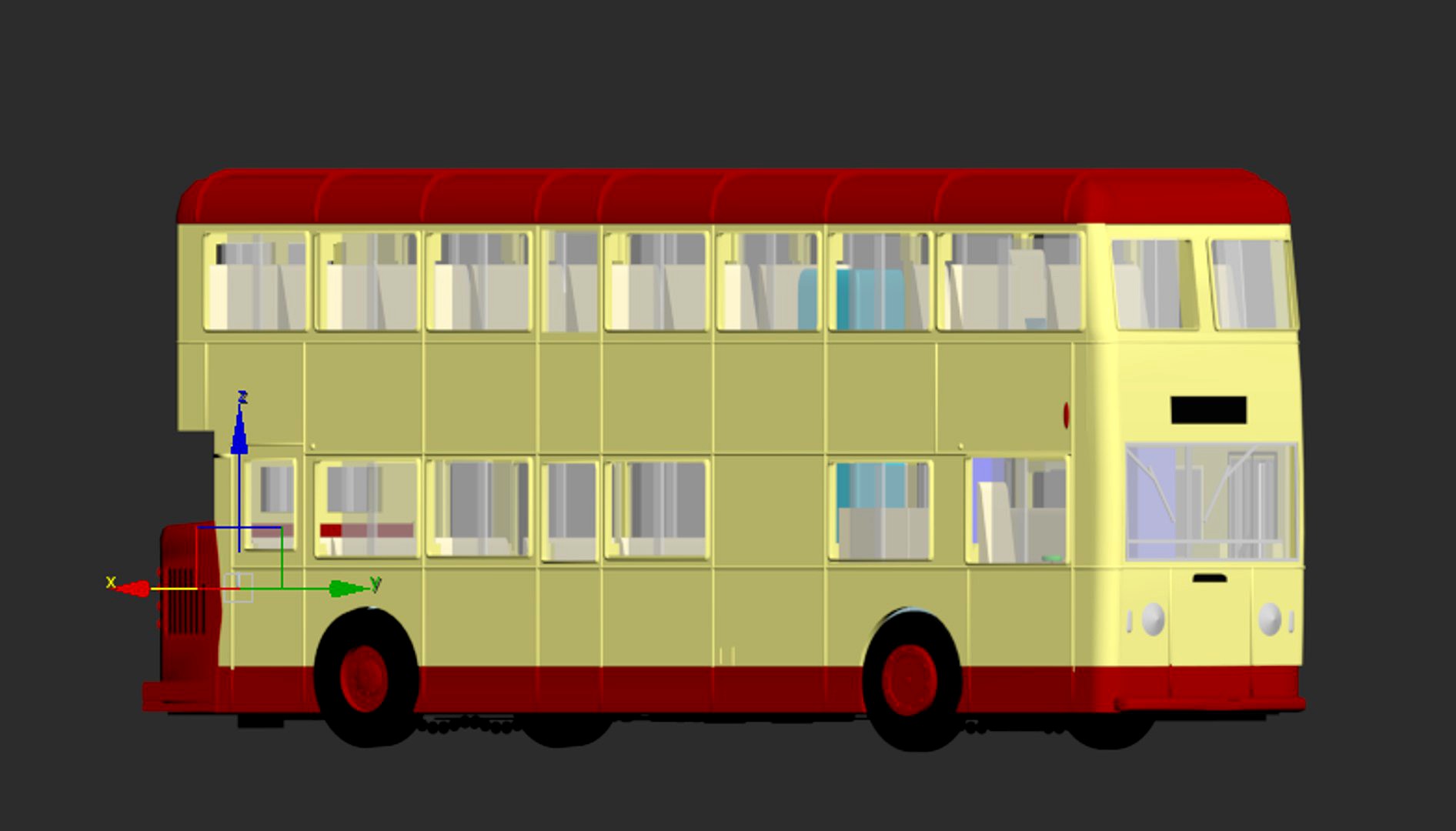 Hong Kong Bus 3d model