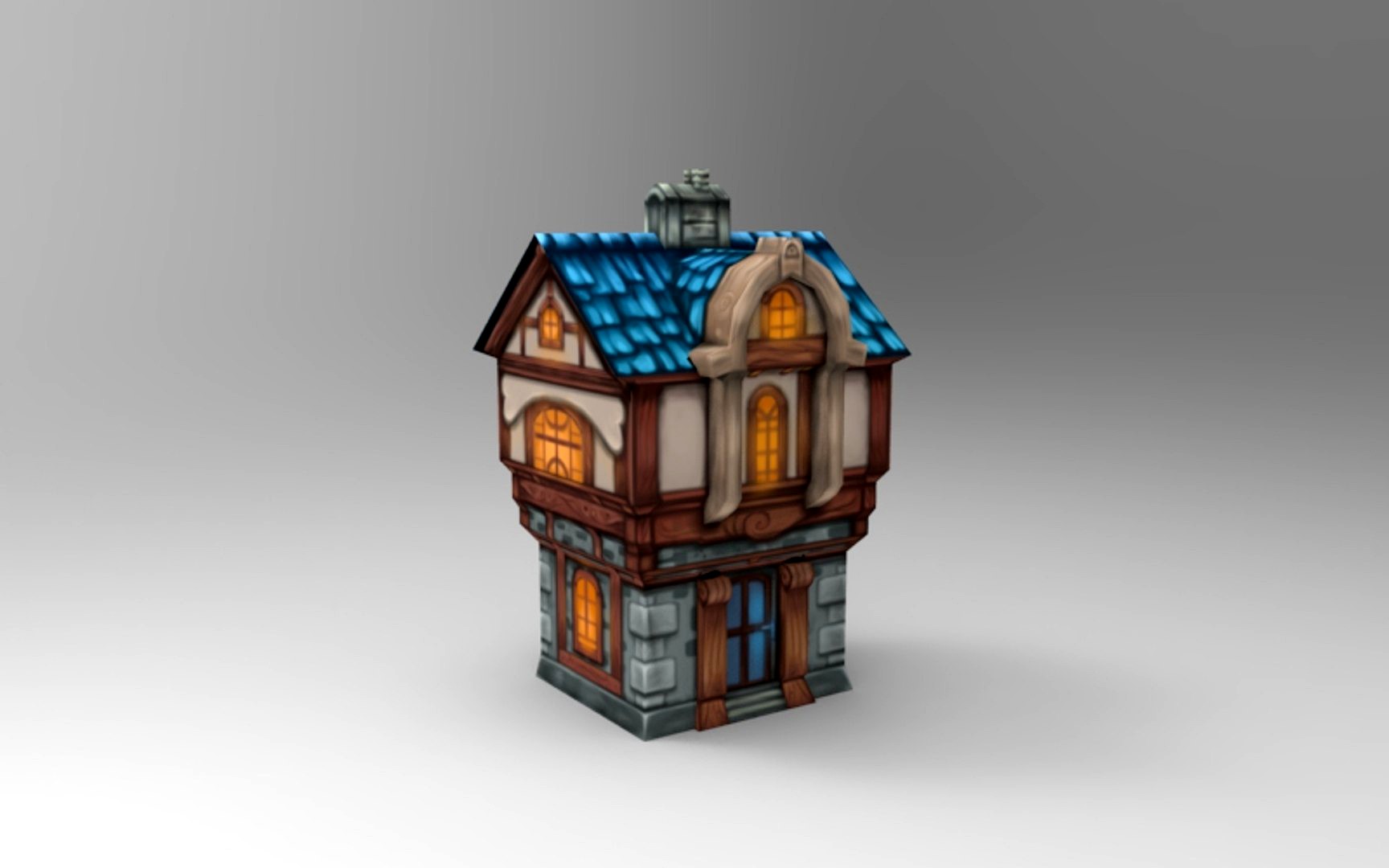 Game house 3d model