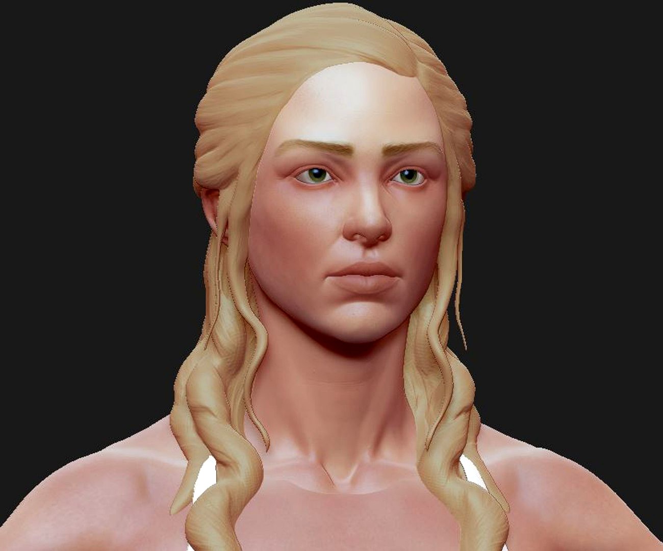 Female Anatomy Zbrush sculpture 3d model