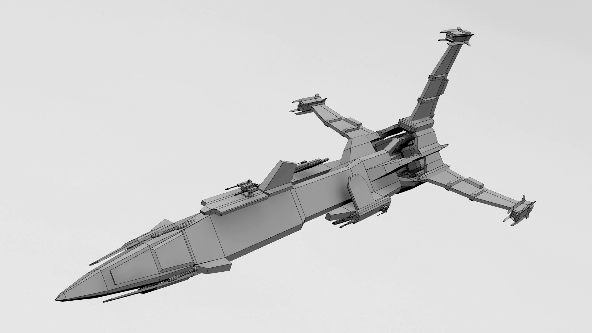 Inferno Class Cruiser 3d Model