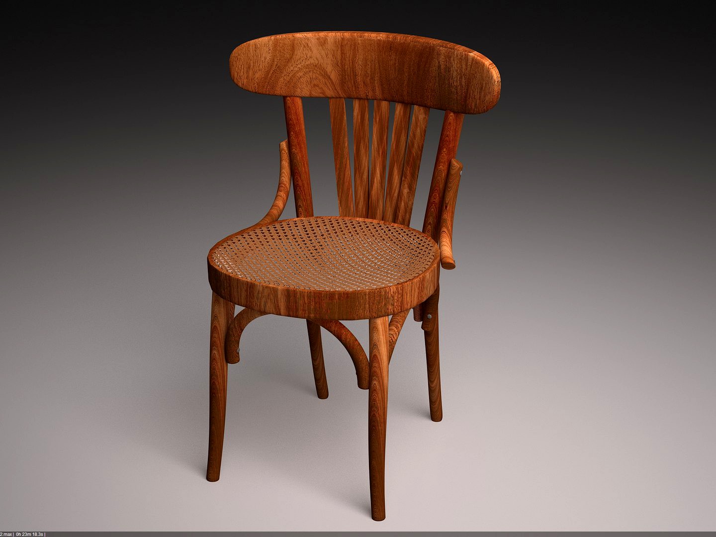 Cafe Chair 3d model