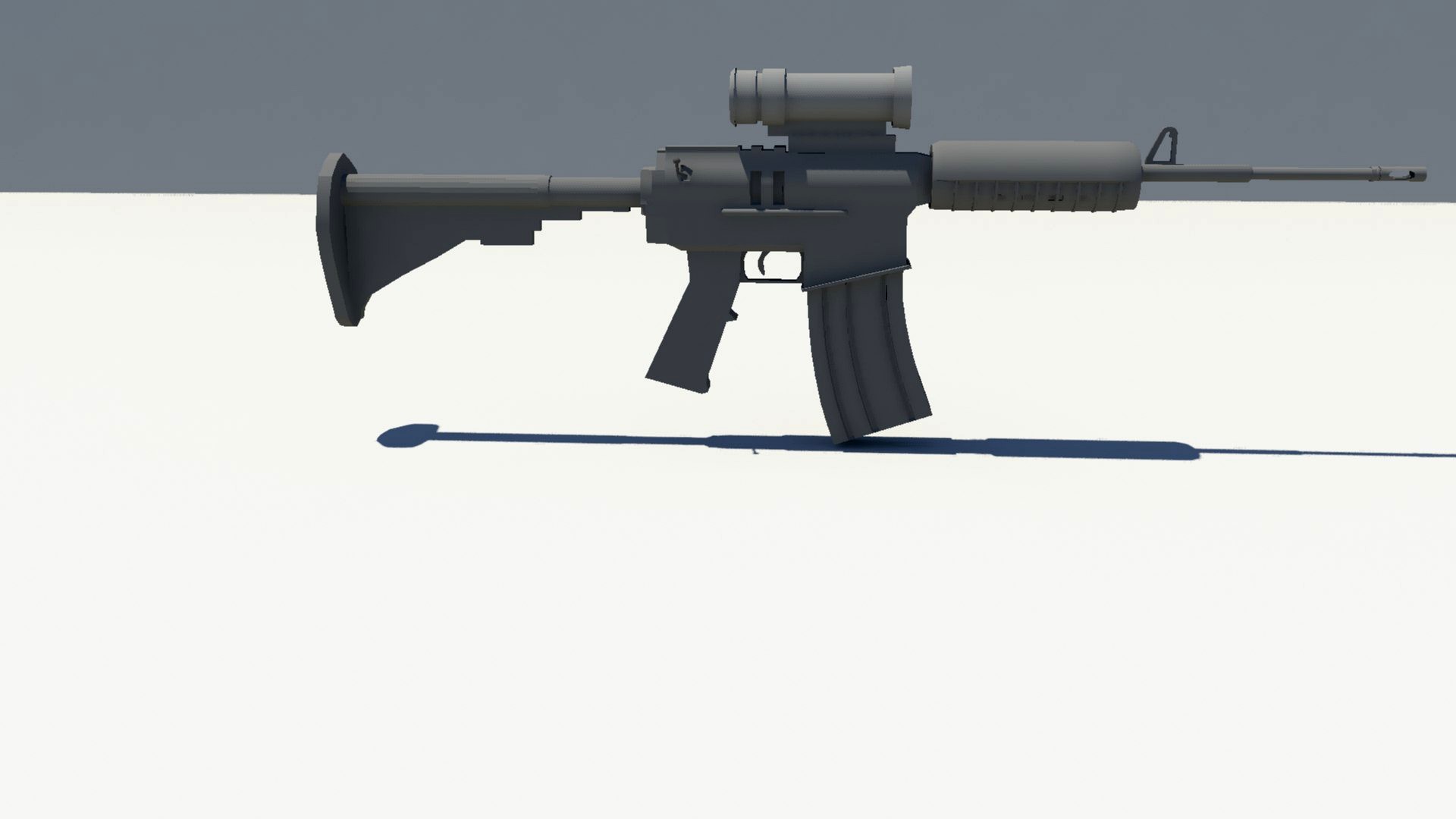 M4A1 gun 3d model