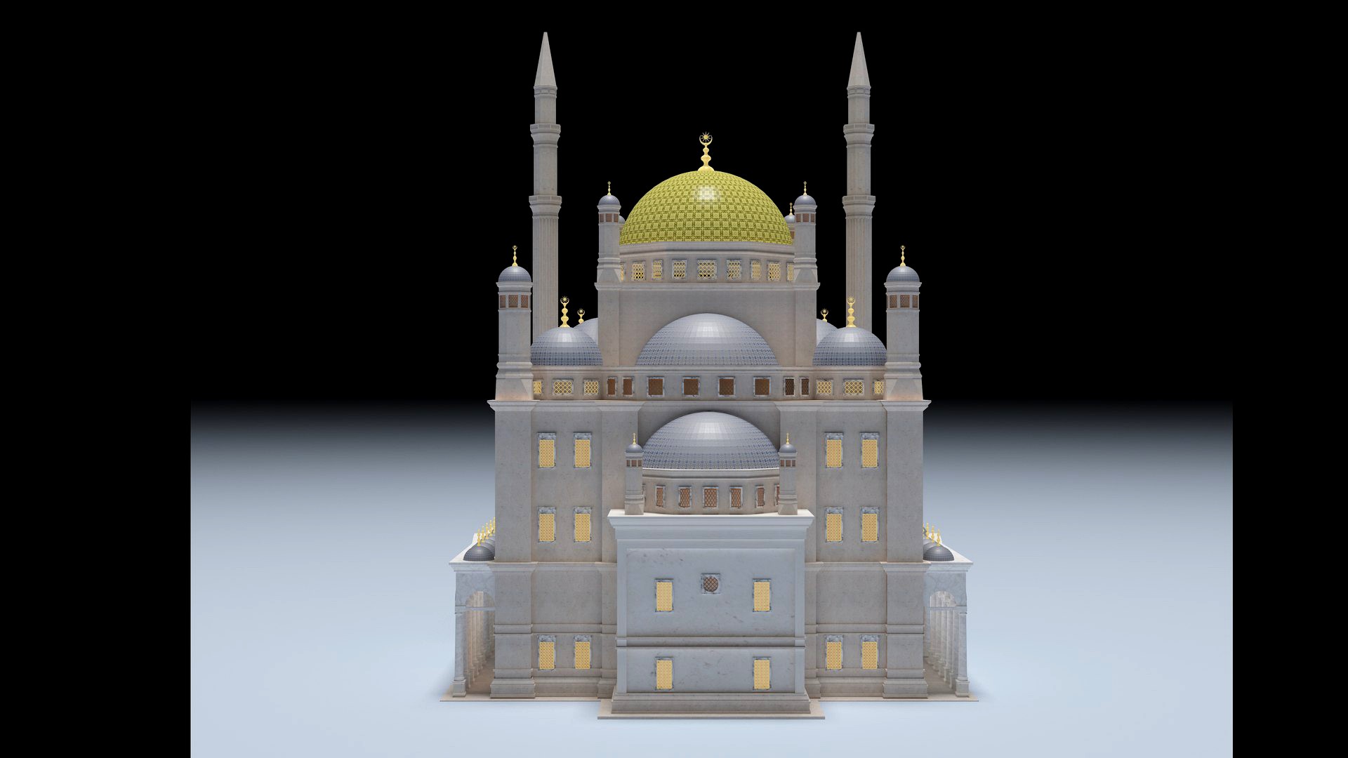 Muhammad Ali Mosque, Cairo, Egypt 3d model