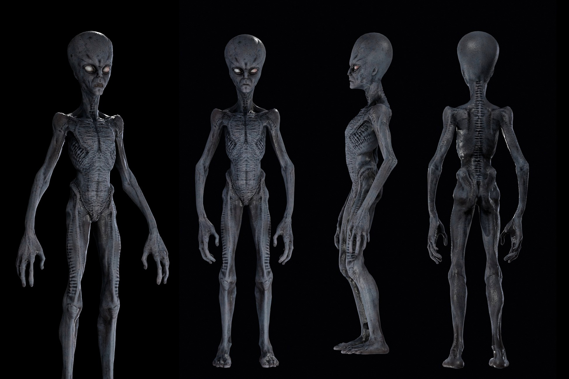 Alien Humanoid 3d model