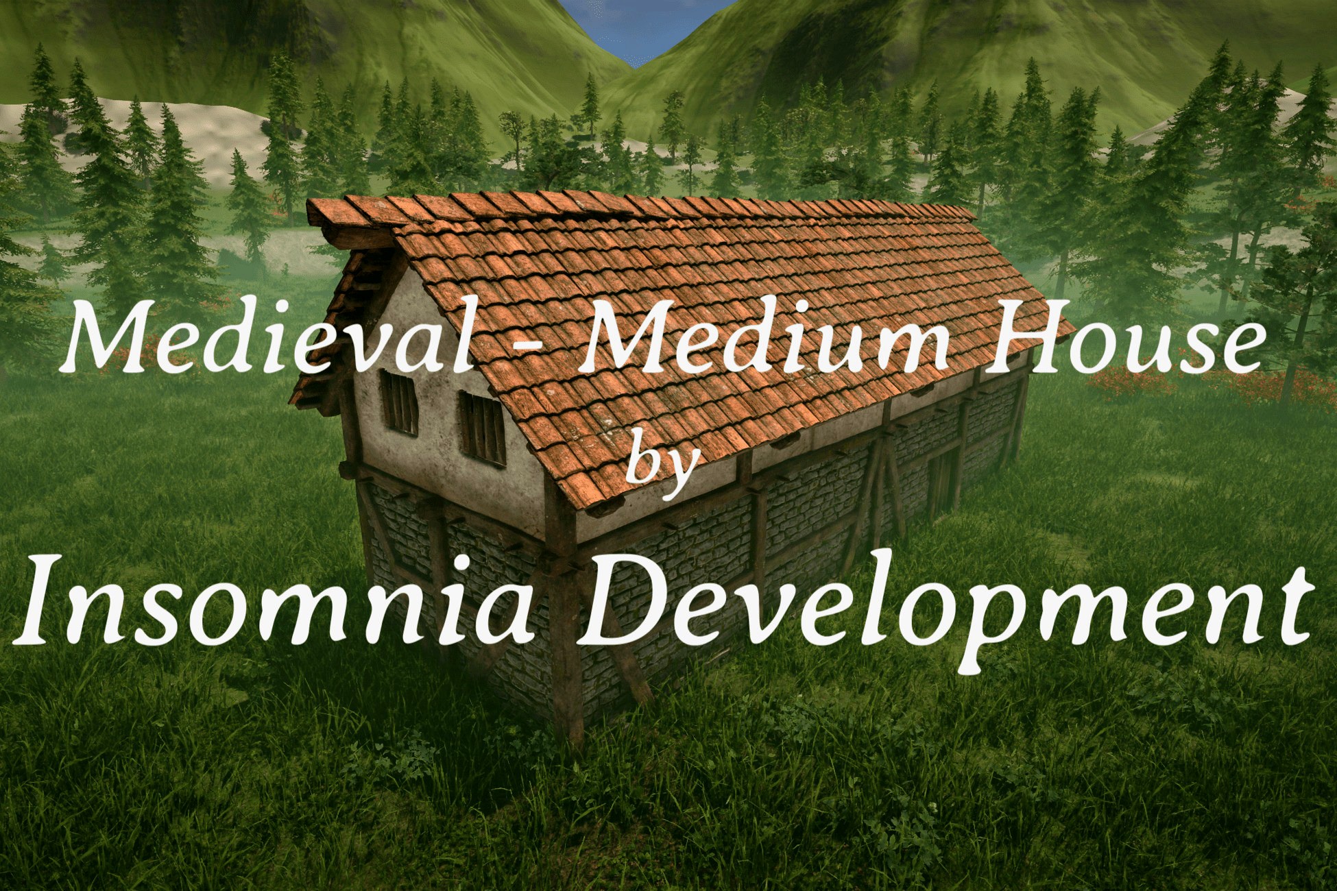 Medieval - House Medium 3d model