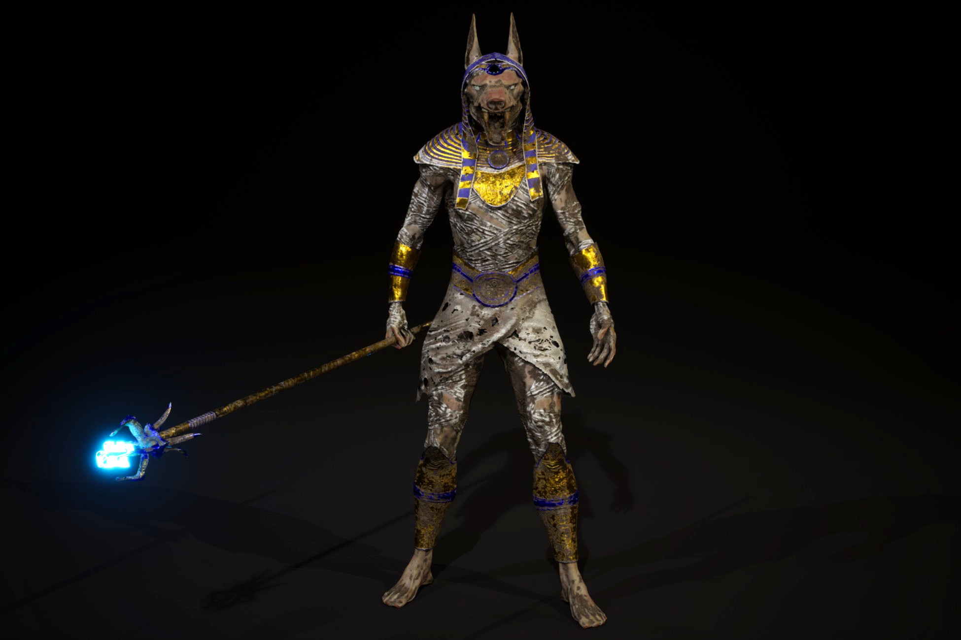 Mummy Anubis 3d model
