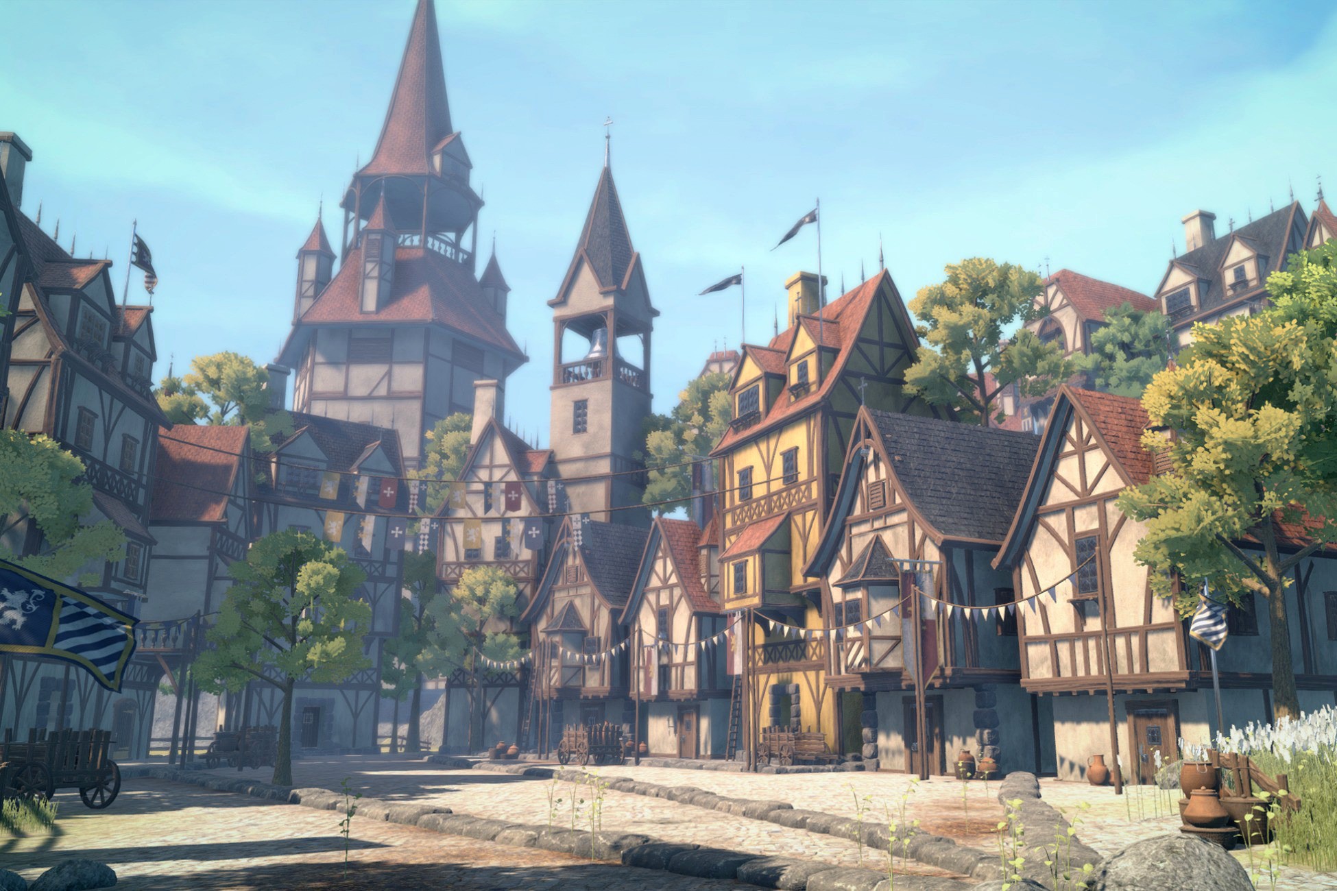 Medieval Fantasy Town 3d model