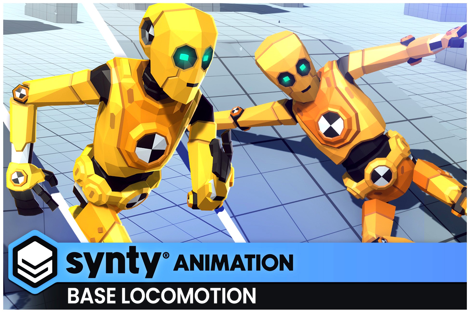 Synty ANIMATION - Base Locomotion - Character Animset 3d model