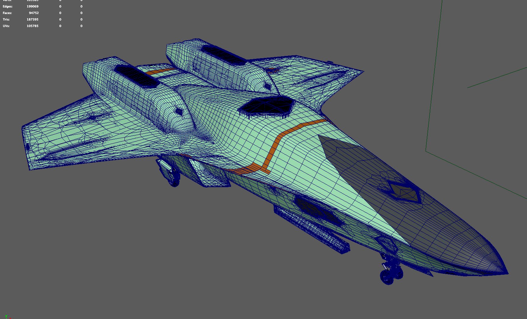 Excalibur UCAV UAV 3d model