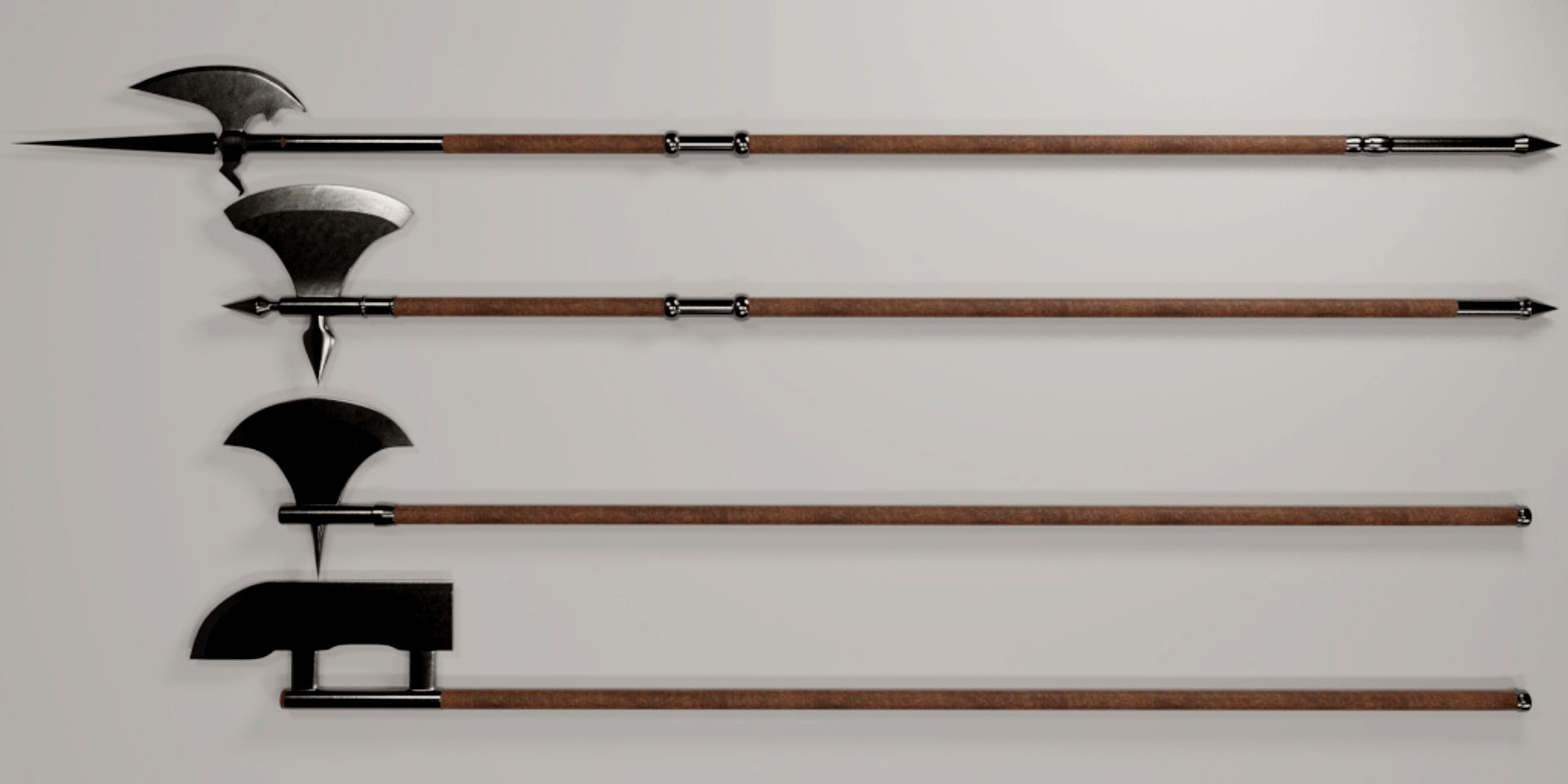 Medieval weapon pack 3d model