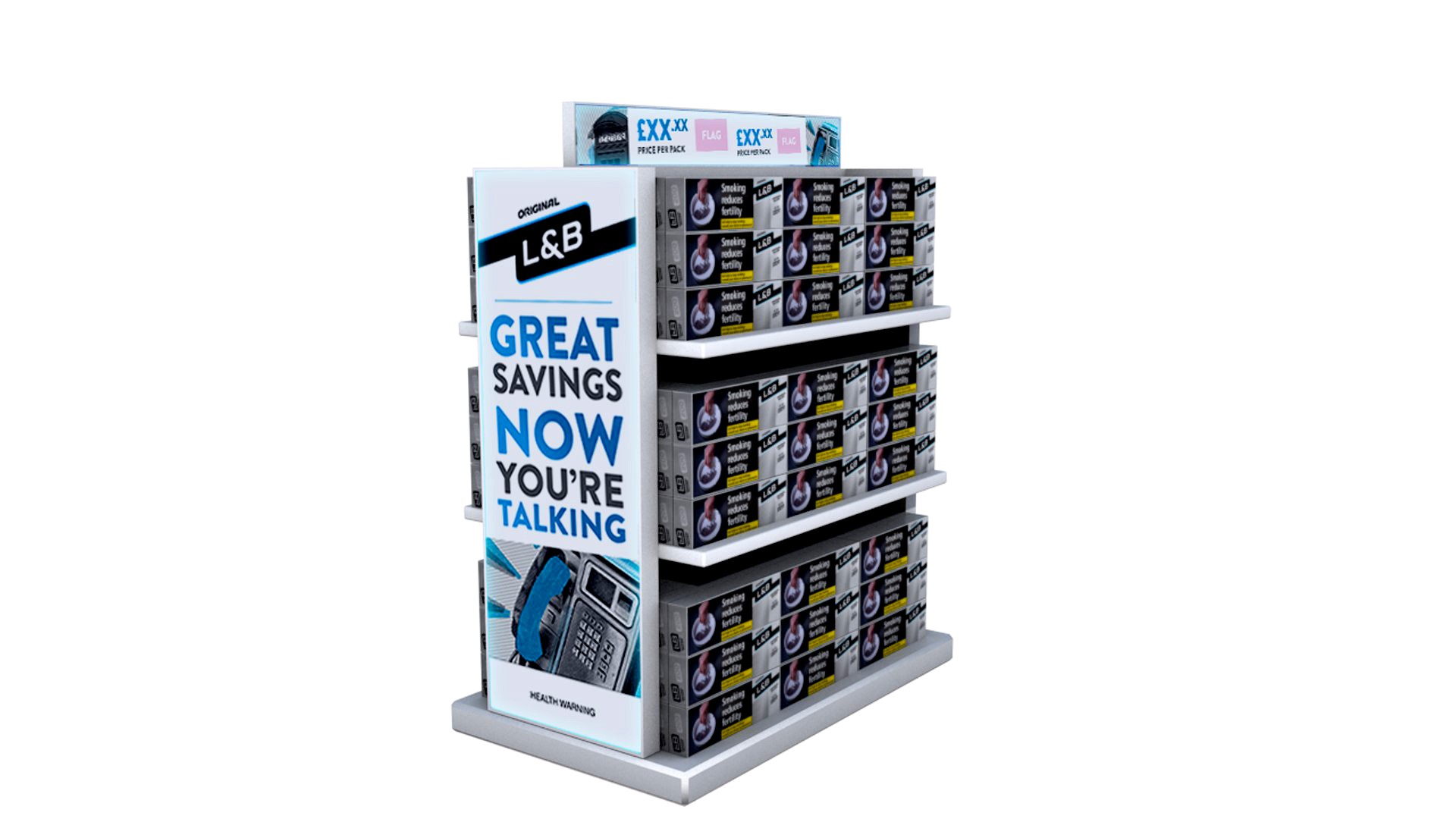 Gondola Duty Free Stand 3d model