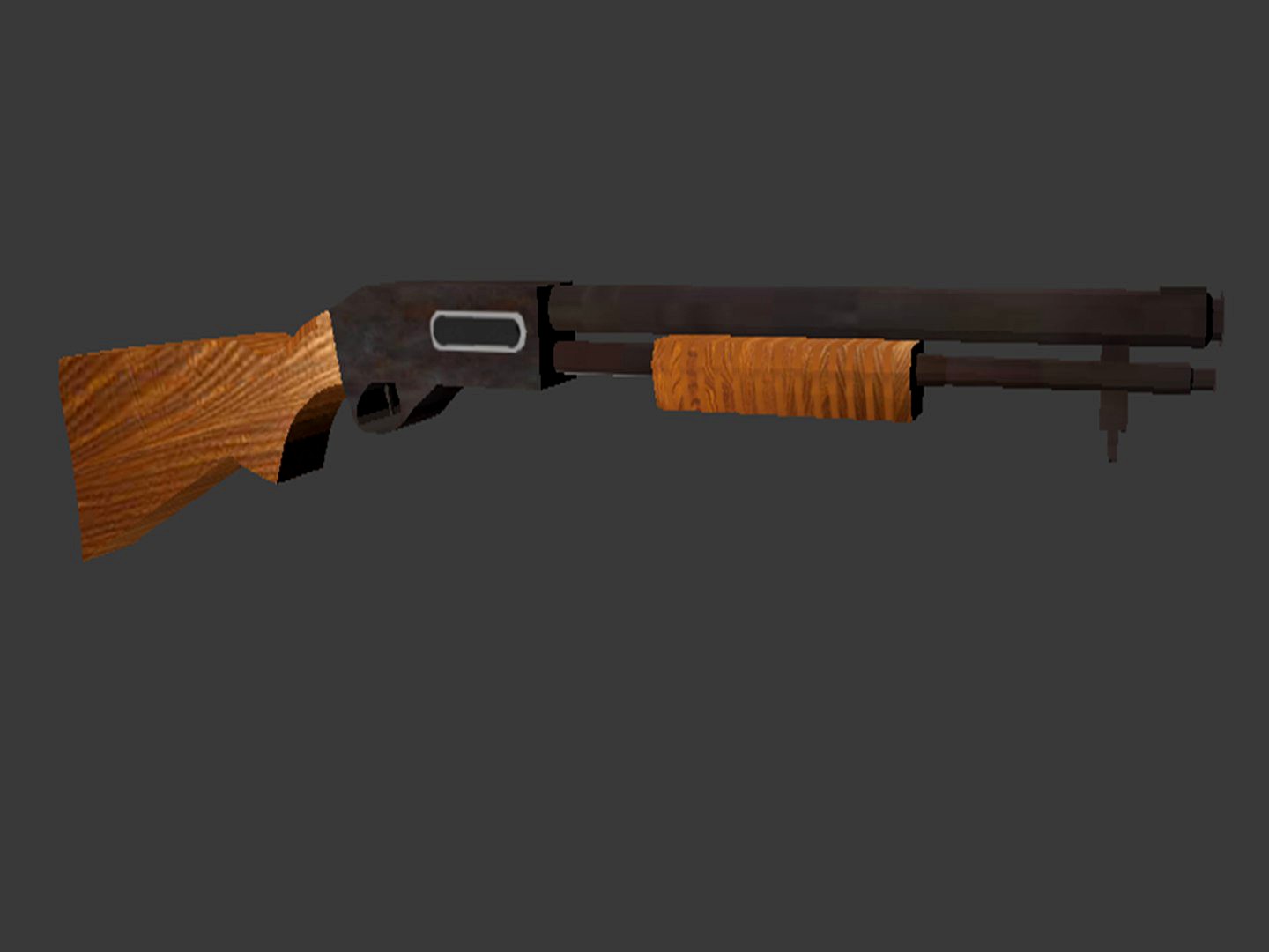 Low Poly Shotgun 3d model