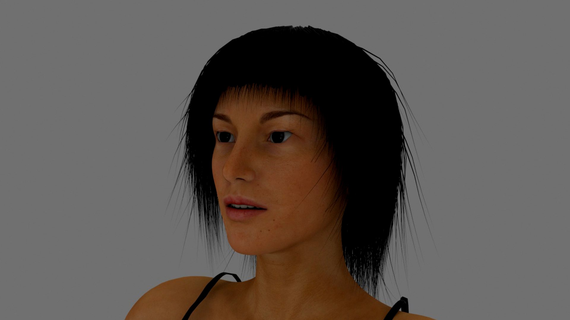 3d Model Of Girl