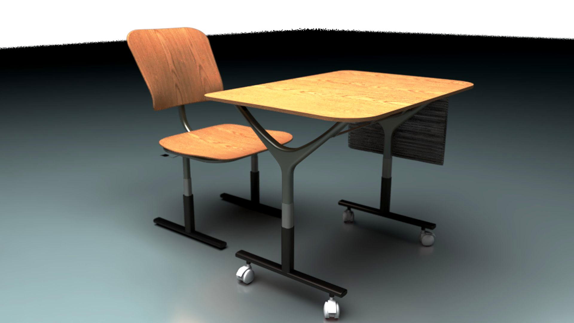 Draw Table 3d model