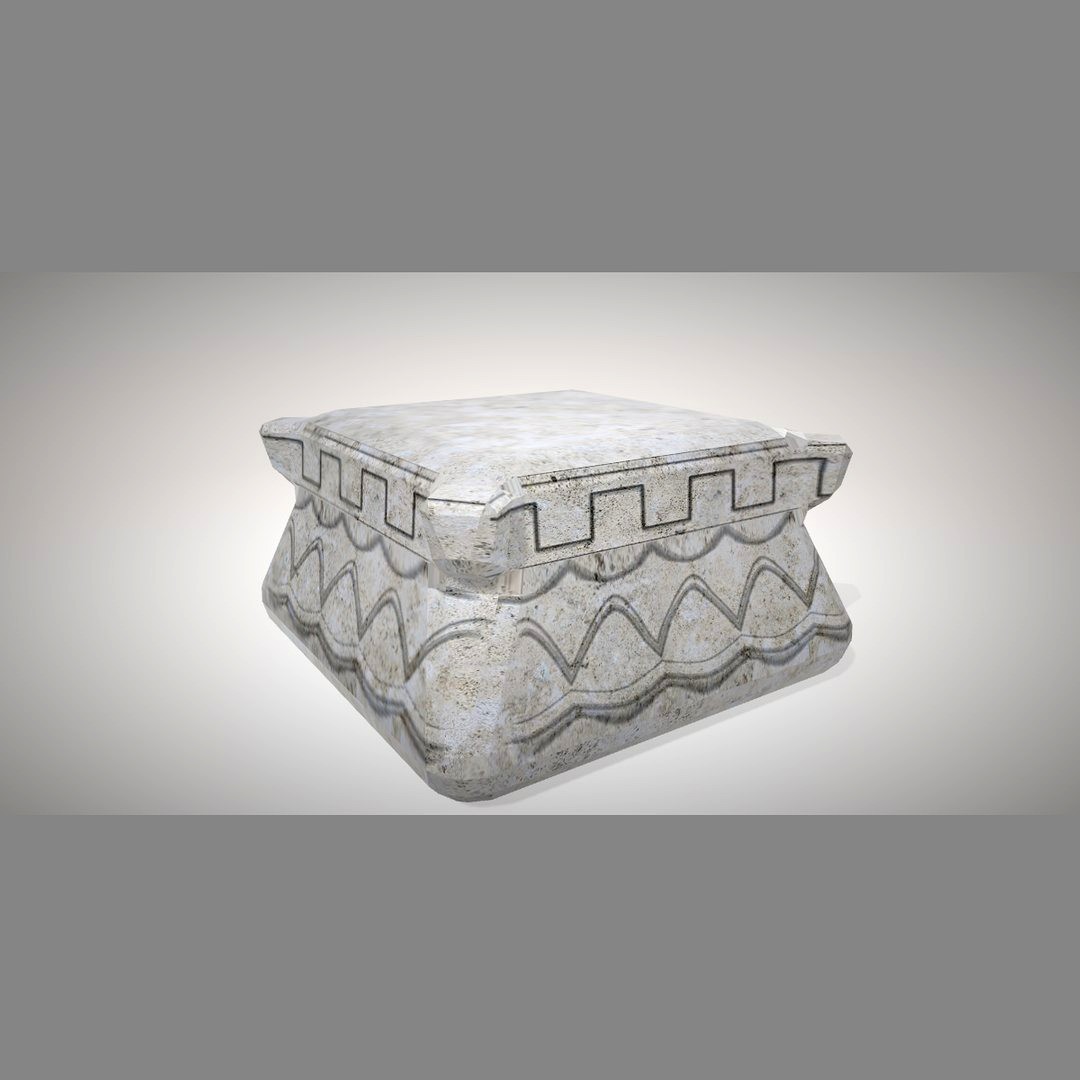 Stone Display or Altar 3d model