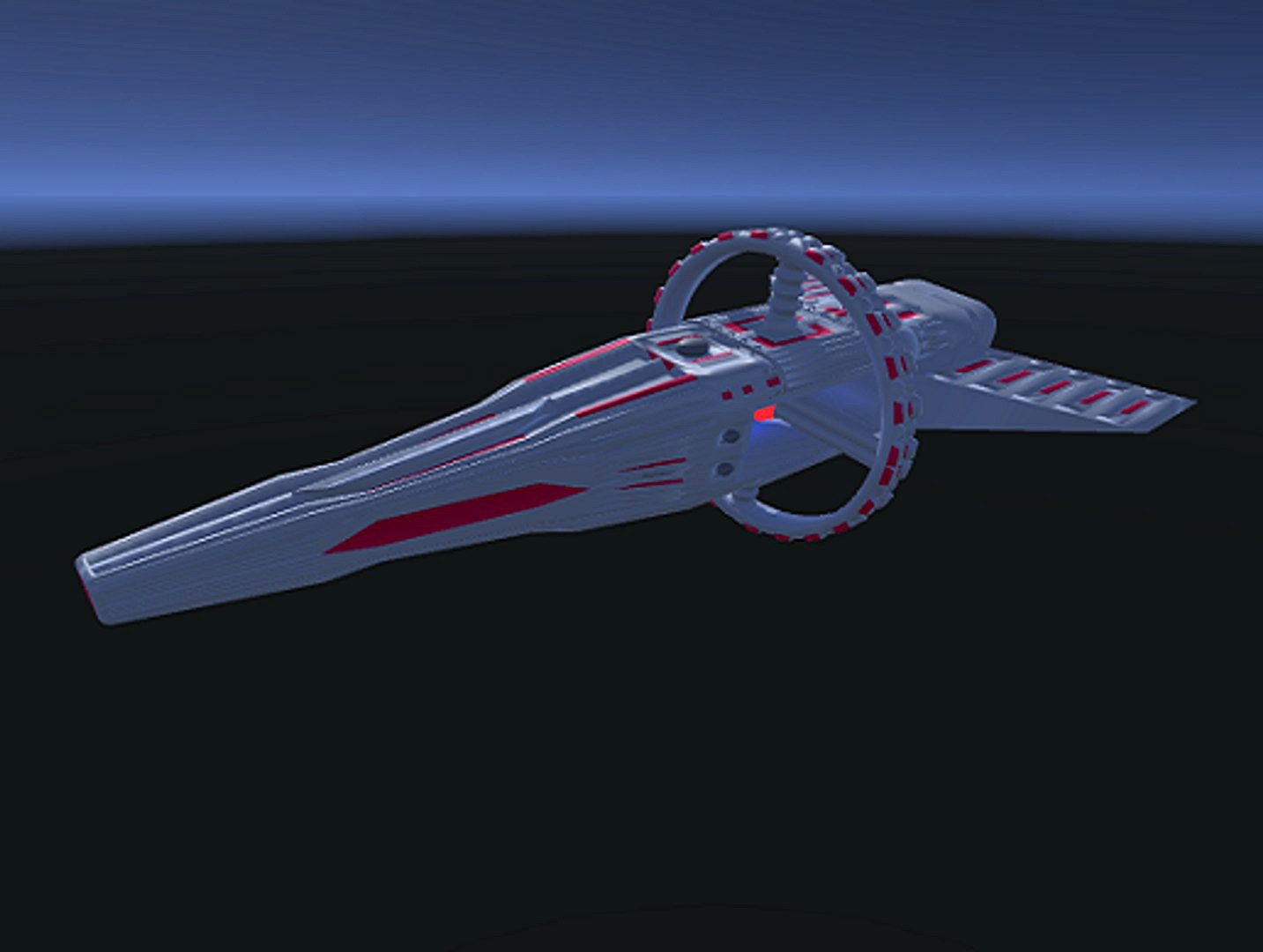 Spaceship 3D Model
