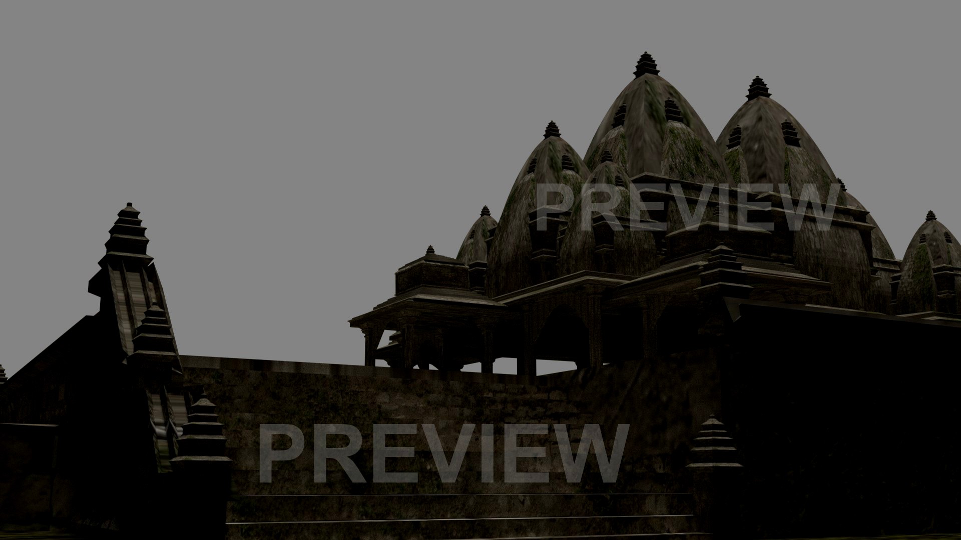 Temple of Lord Shiva 3d model