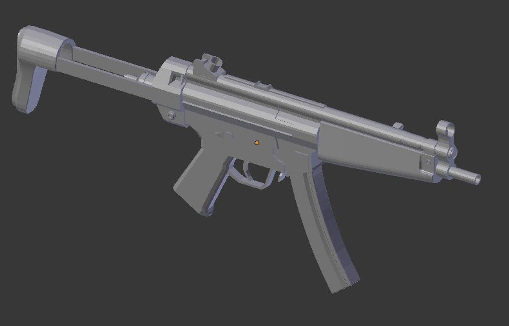 MP5 Submachine Gun 3d model