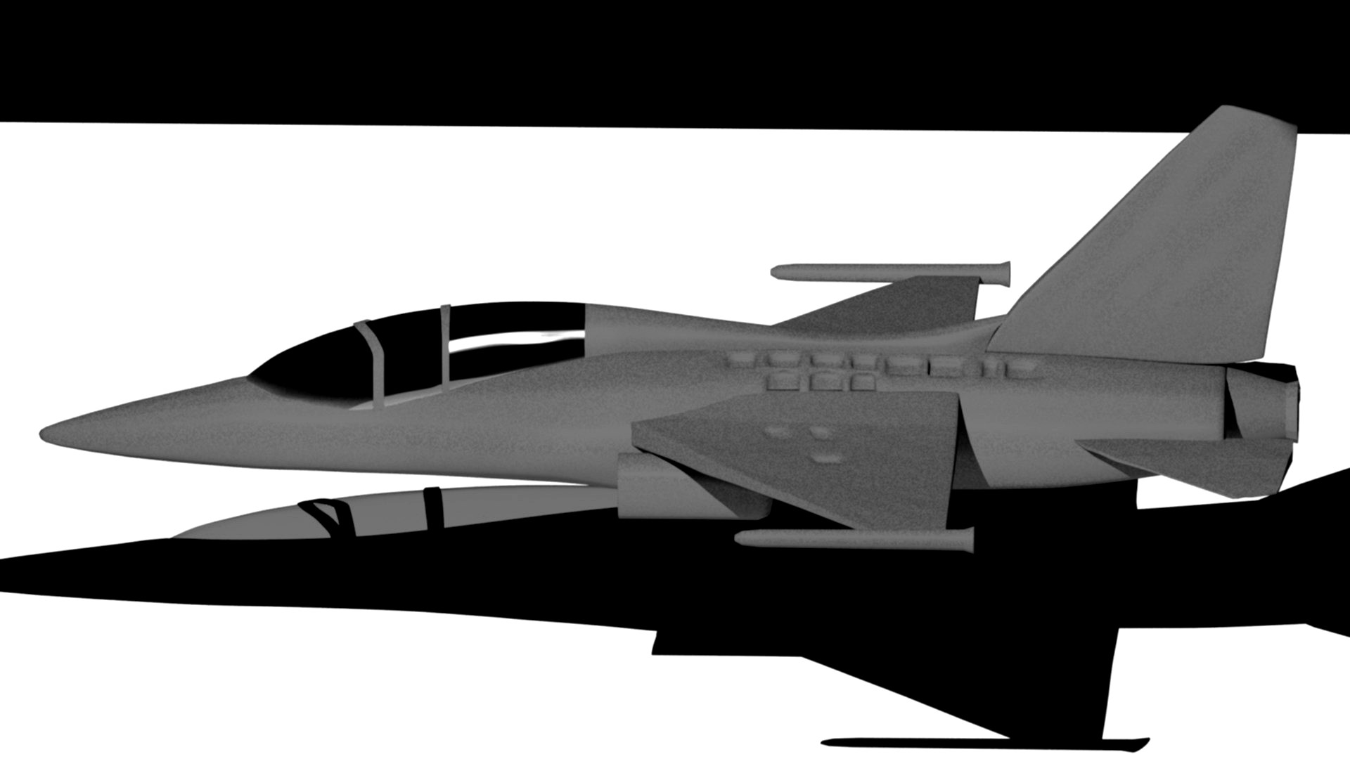 jet aircraft 3d model
