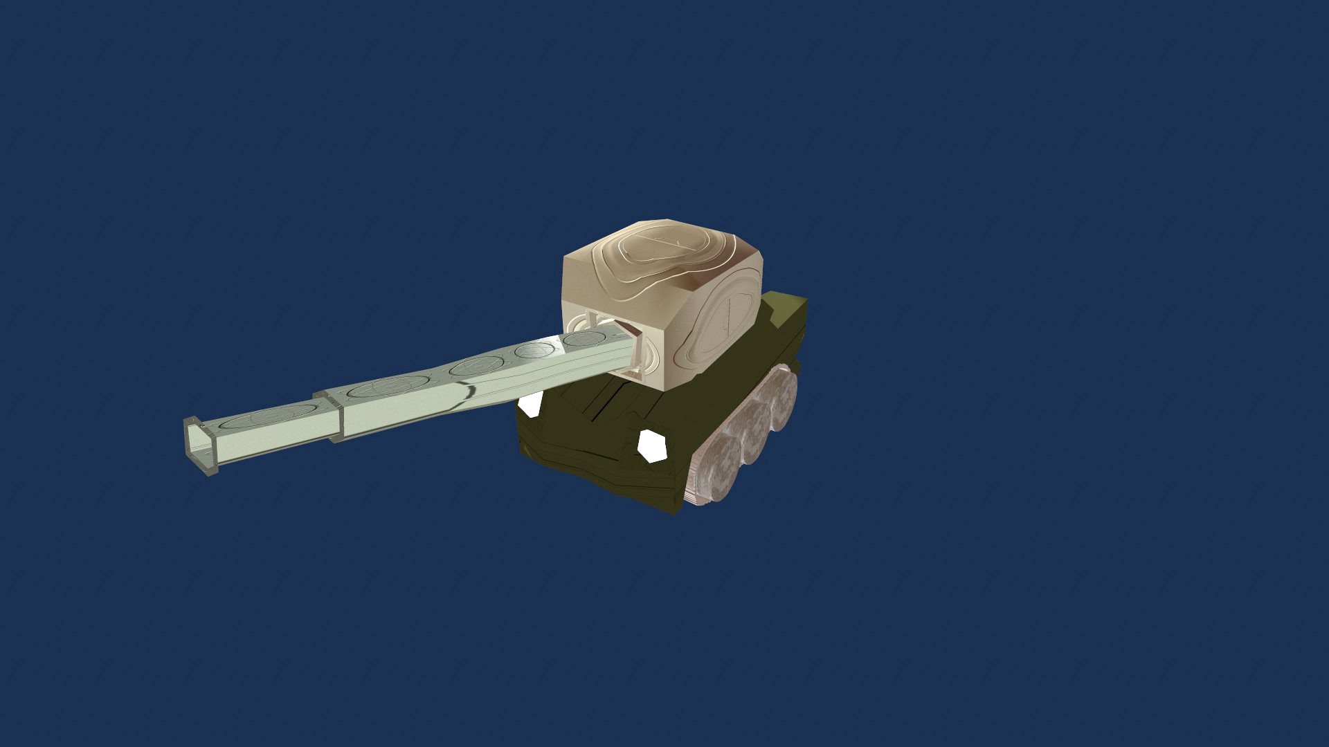 Game Ready Tank 3d model