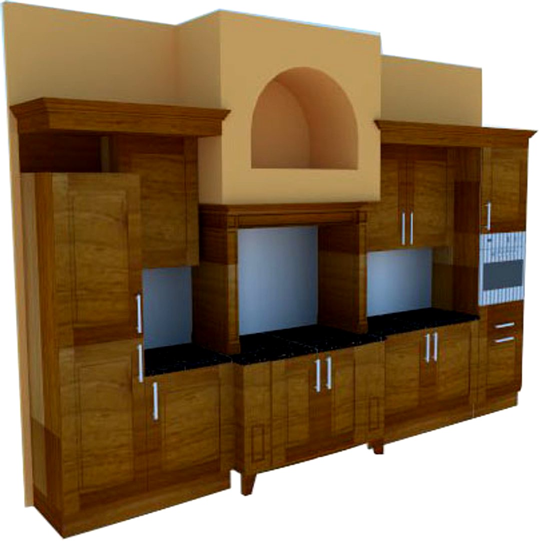 Modern Classic Pantry 3d model