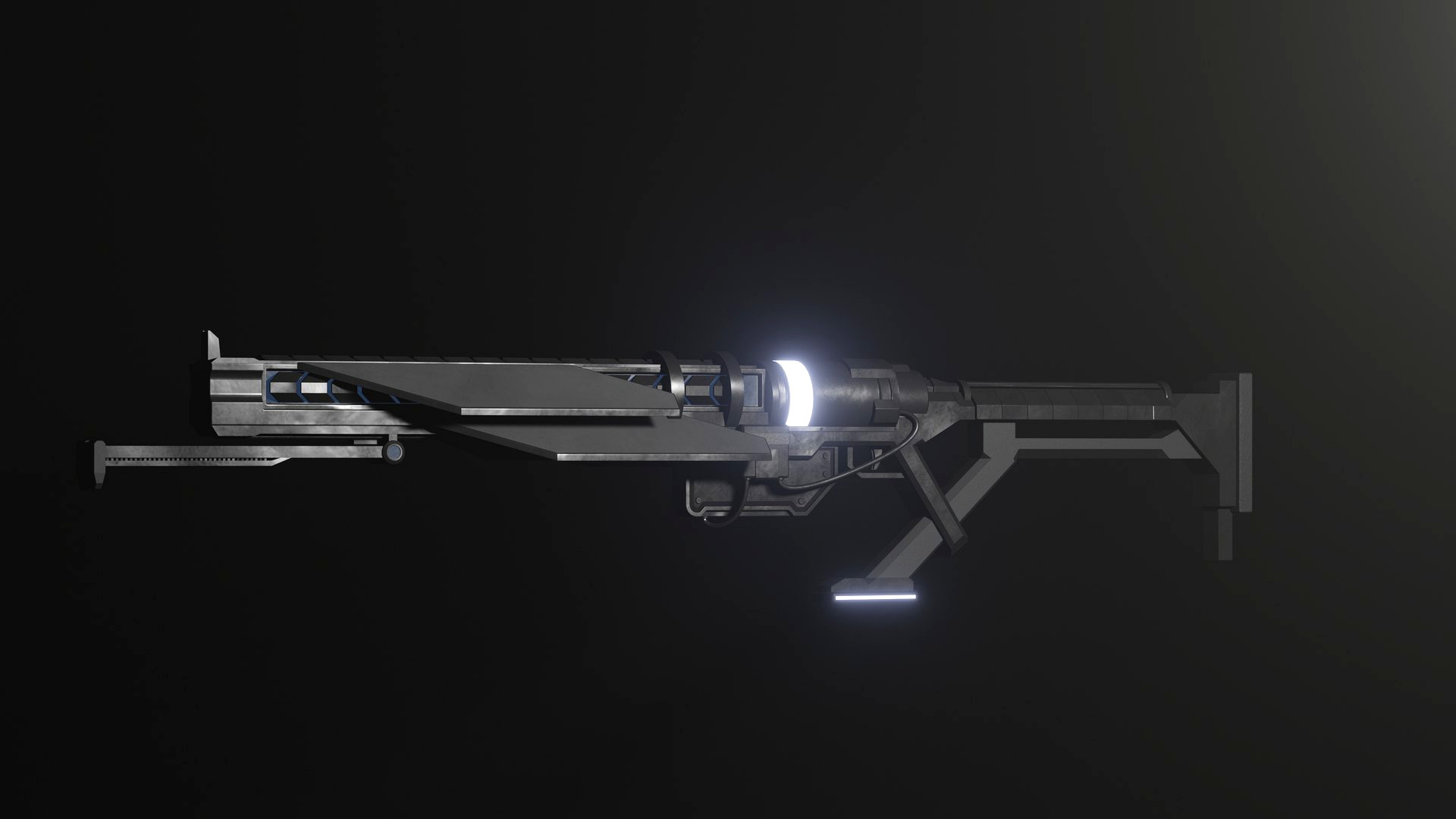 Sci-Fi Gun 3d model