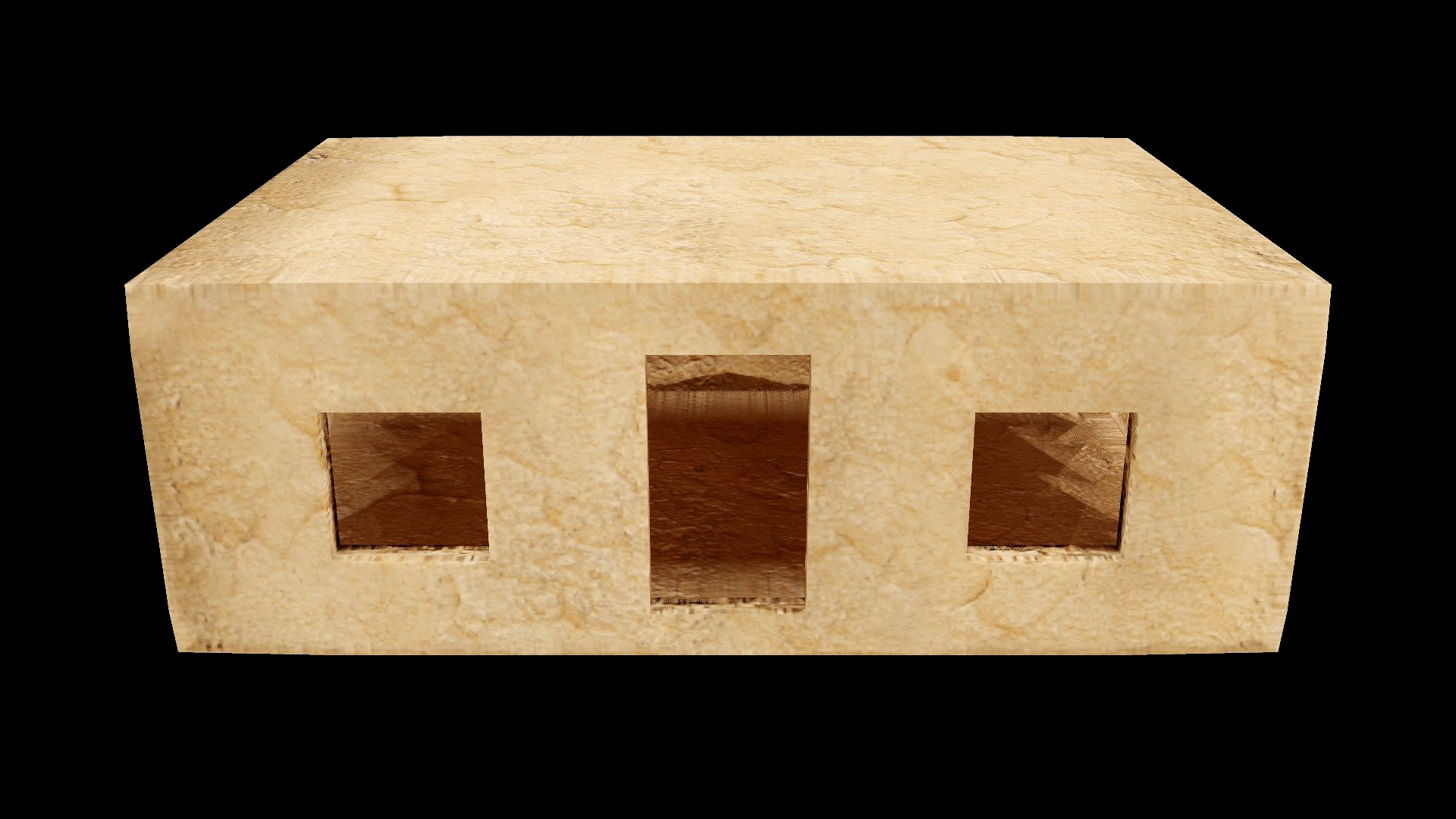 Game Ready Stone House 3d model