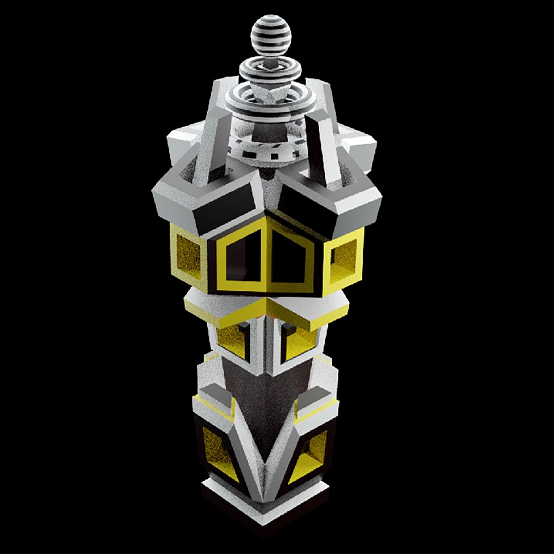 Mega Tesla Coil Tower 3d model