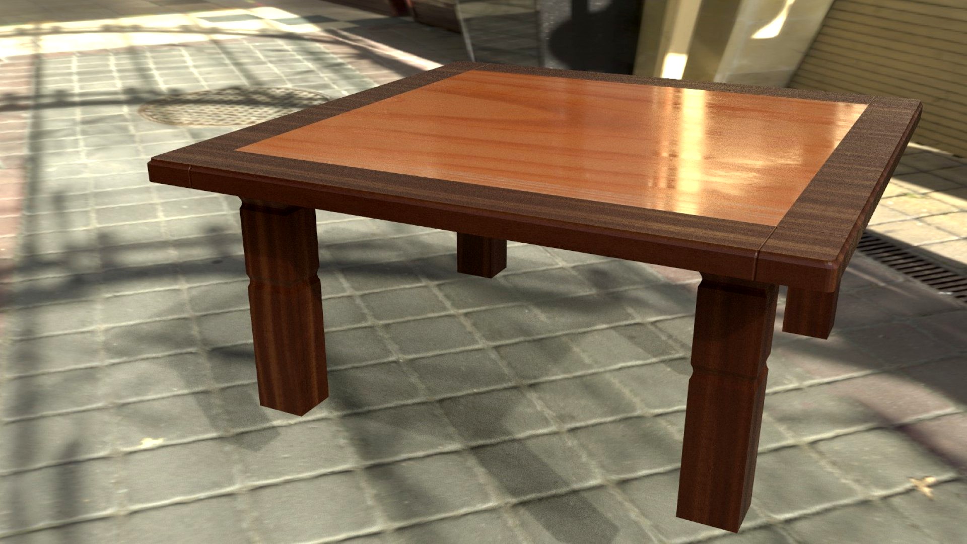 Simple table - 4k textures 3d model