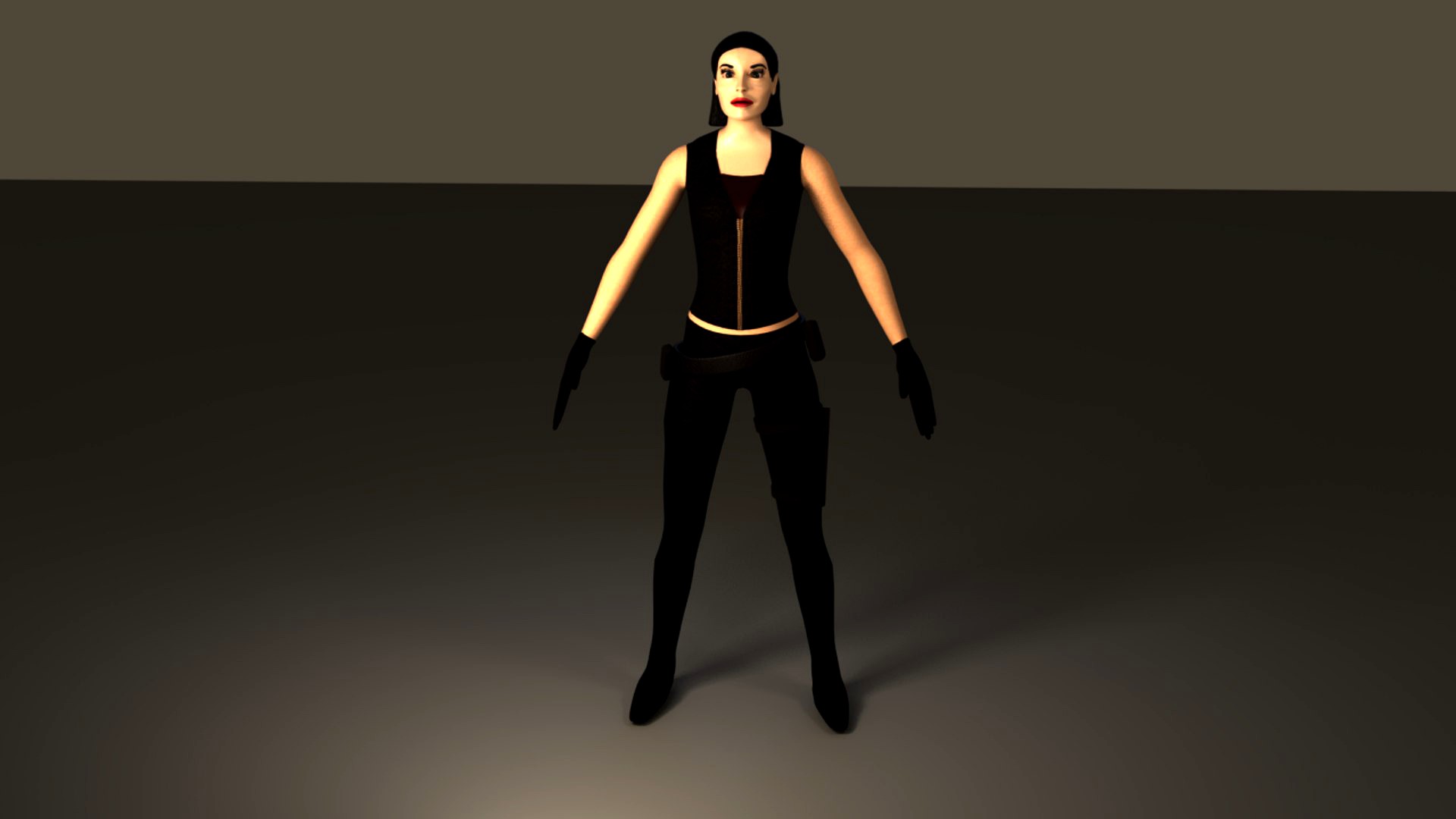 3D female model