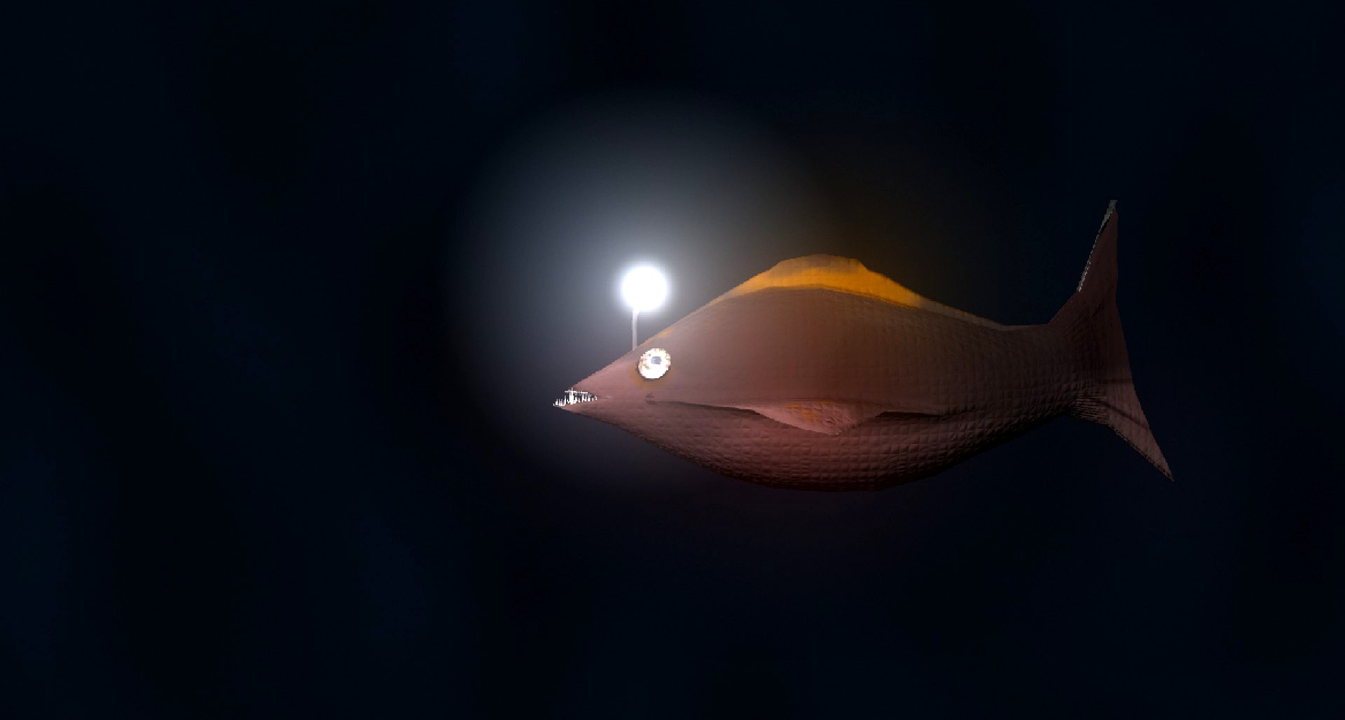 Deep sea fish 3d model