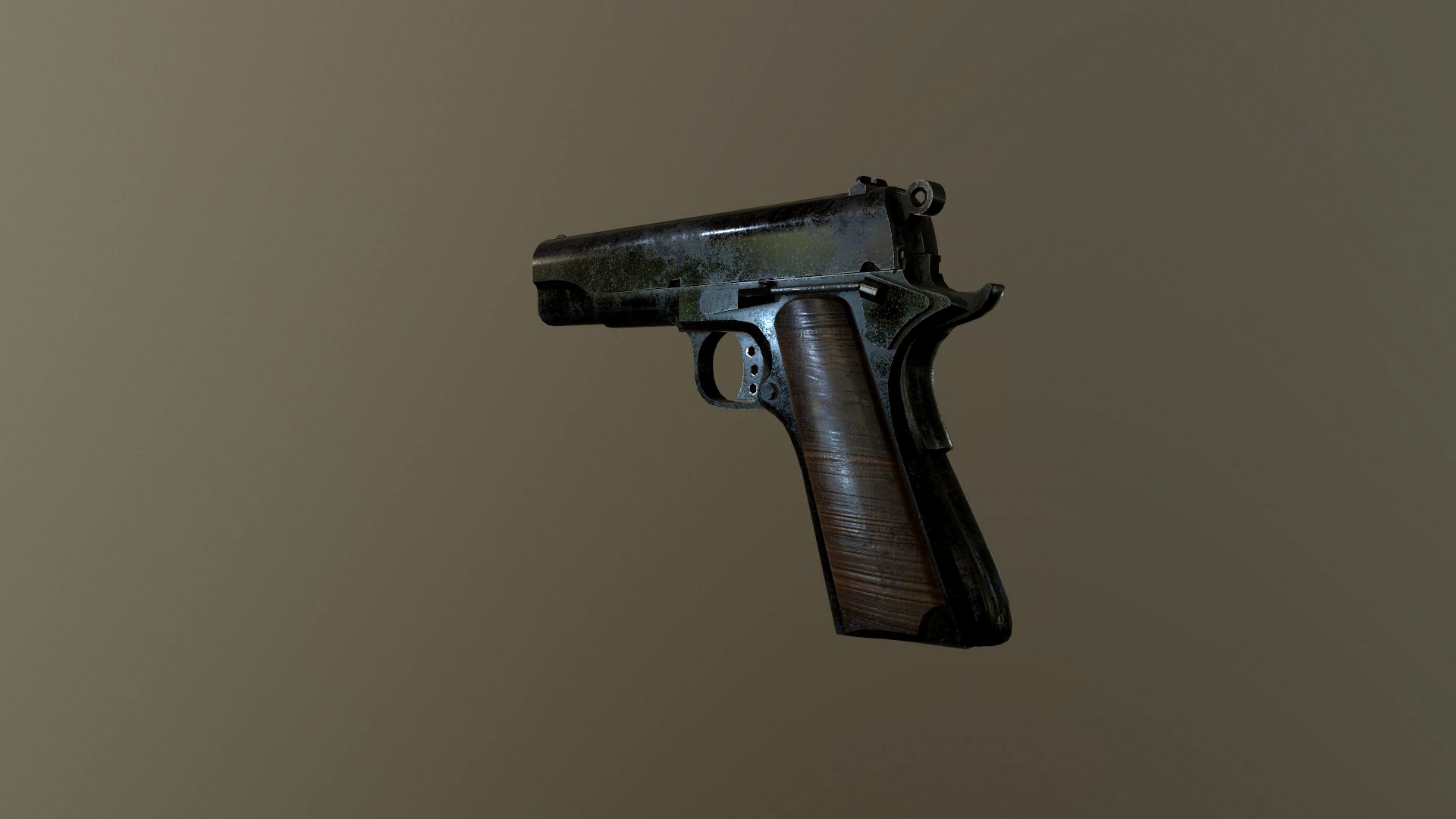 M1911 pistol (Game Ready) 3d model