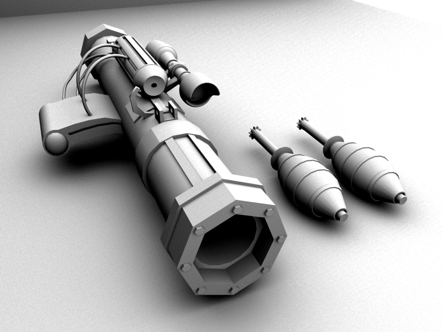 Rocket launcher 3d model