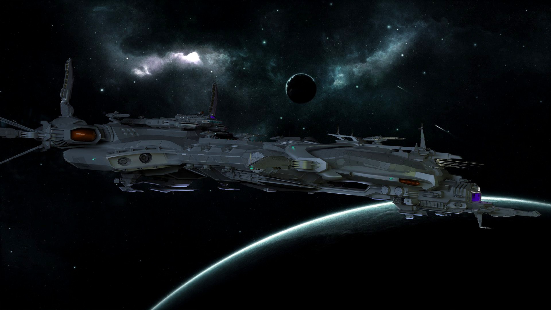 Spaceship Cruiser 3d model